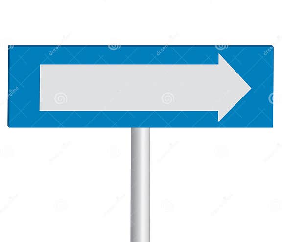 One way direction sign stock vector. Illustration of stress - 10367685