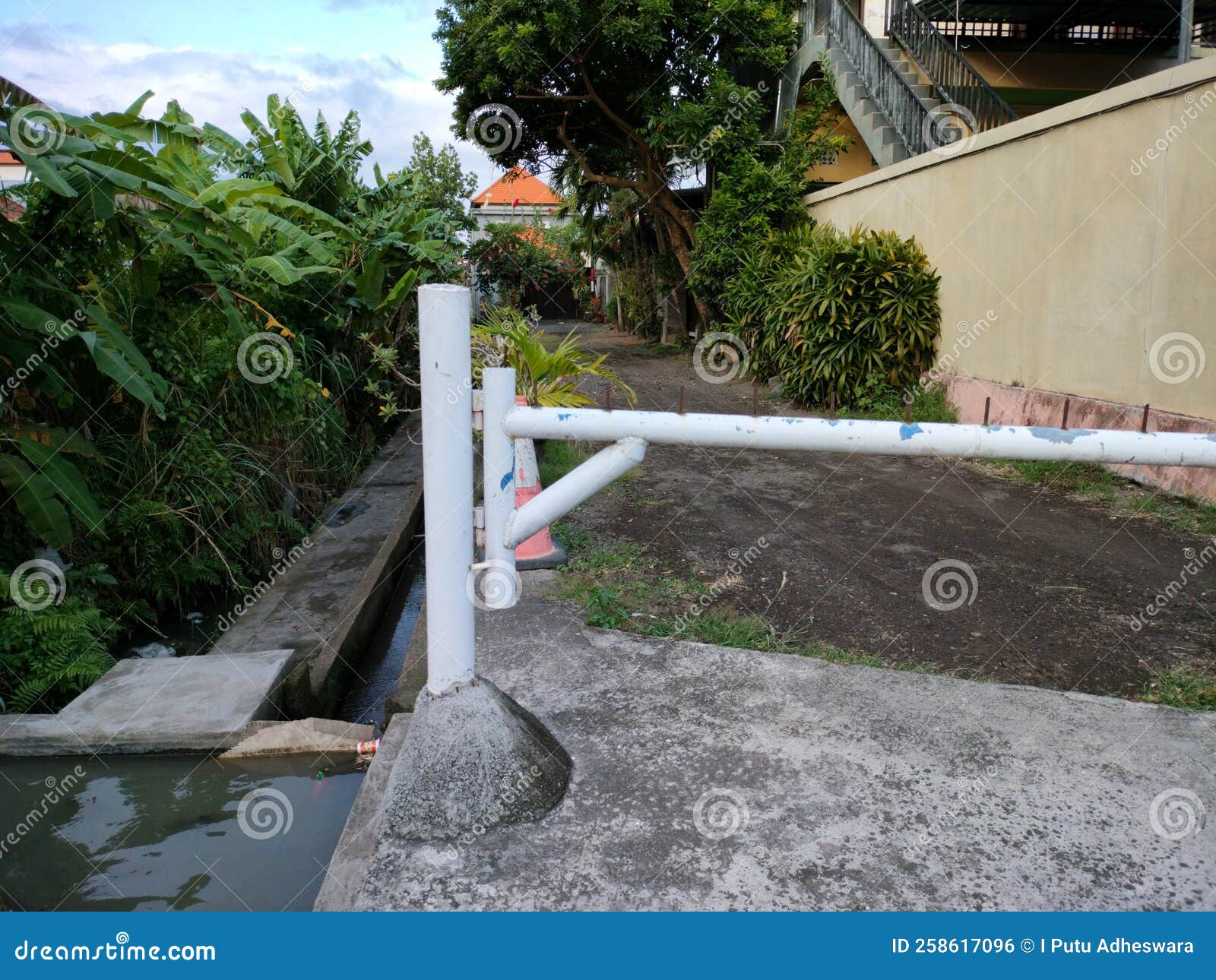 One Way Gate System Barrier Stock Photo - Image of transport, access ...