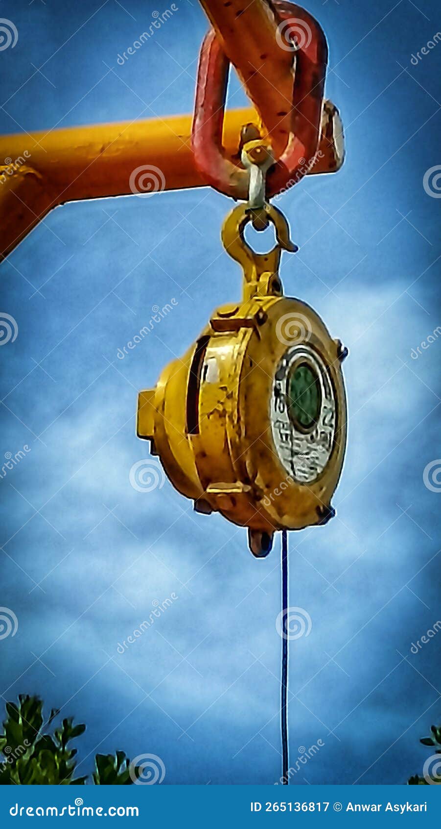 One-way Hanging System Pulley Stock Image - Image of light, system ...