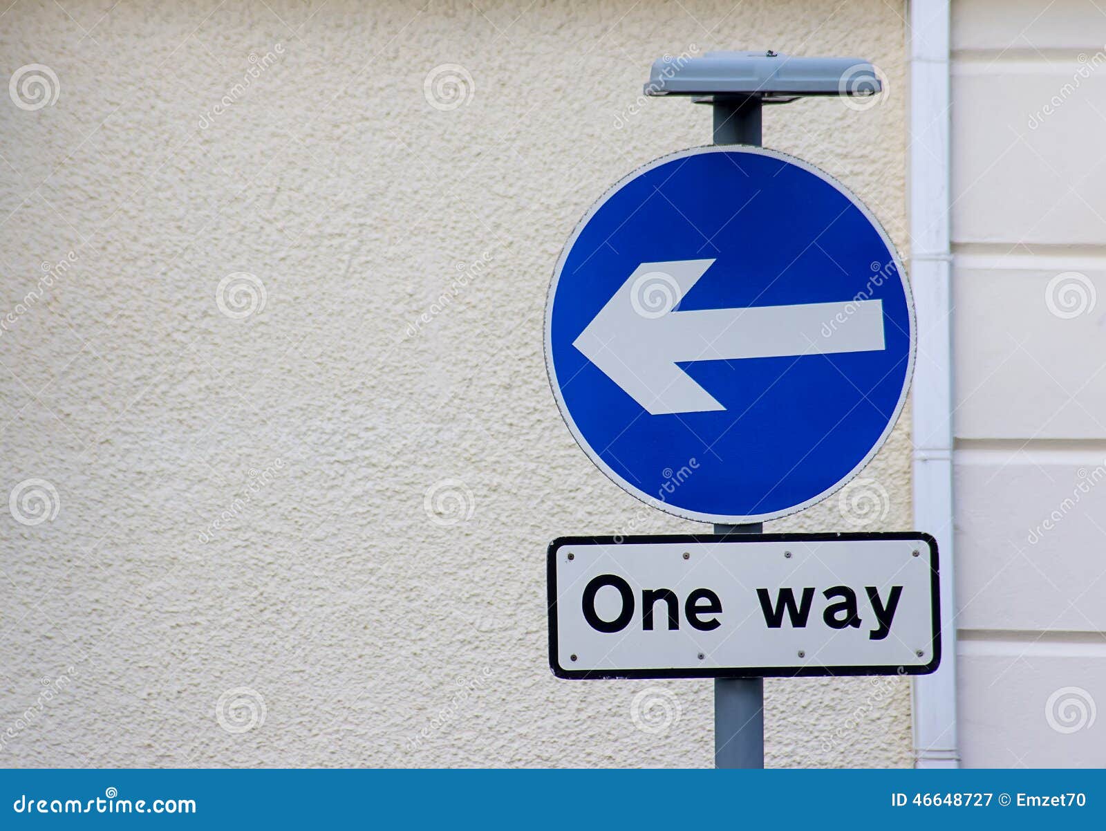 One way left stock image. Image of city, typically, advice - 46648727