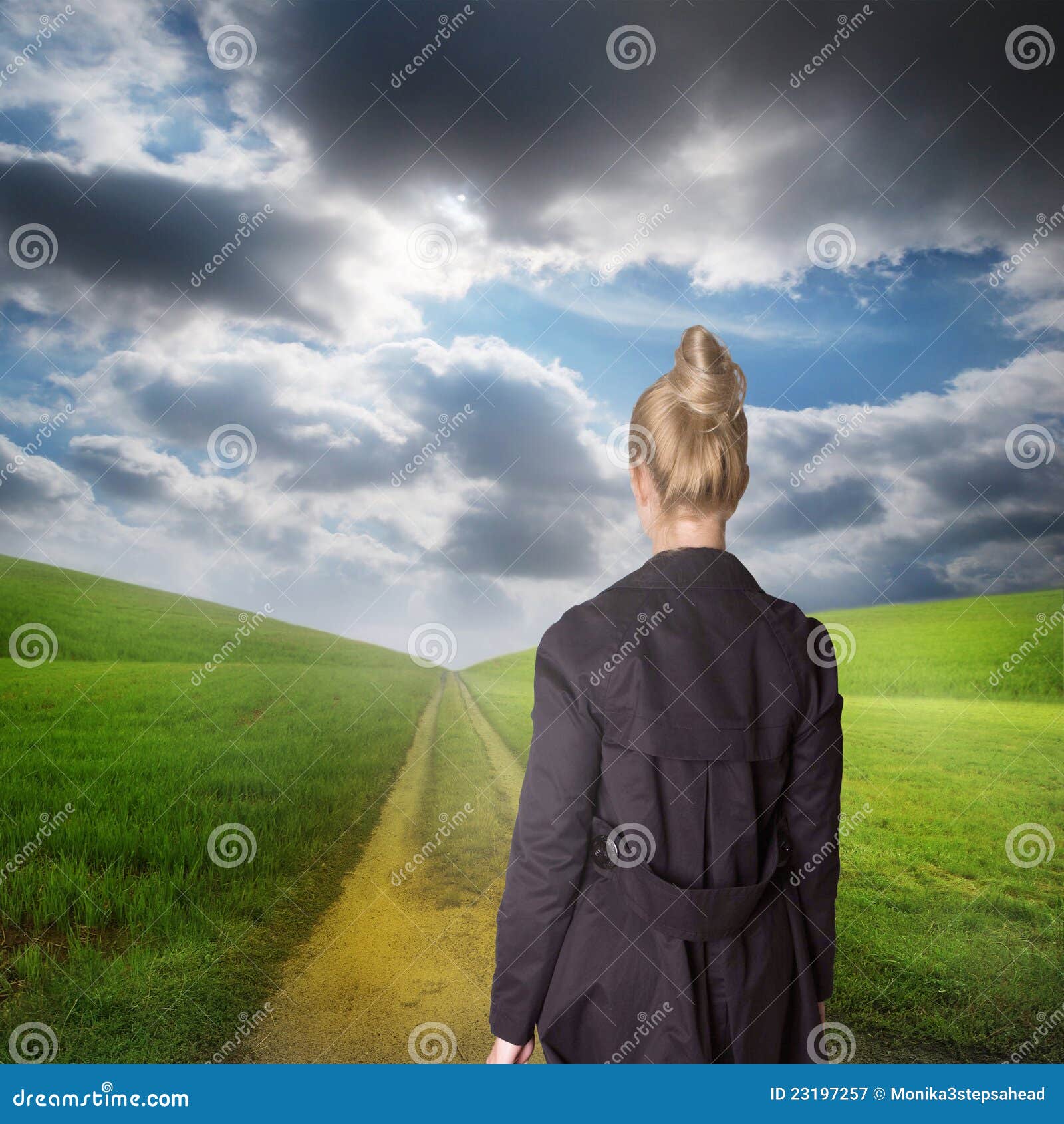 One way one choice stock image. Image of choice, back - 23197257