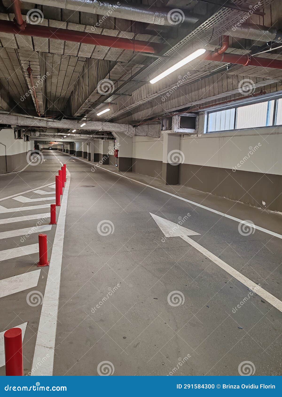One way stock photo. Image of lane, overpass, transport - 291584300