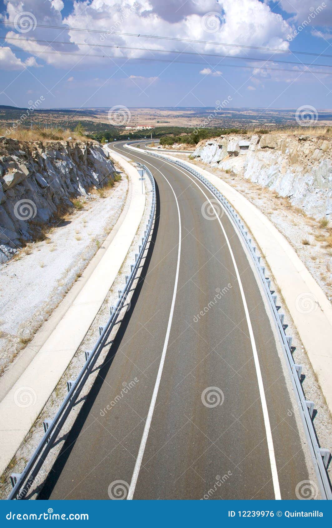 One Way Road Royalty Free Stock Image - Image: 12239976