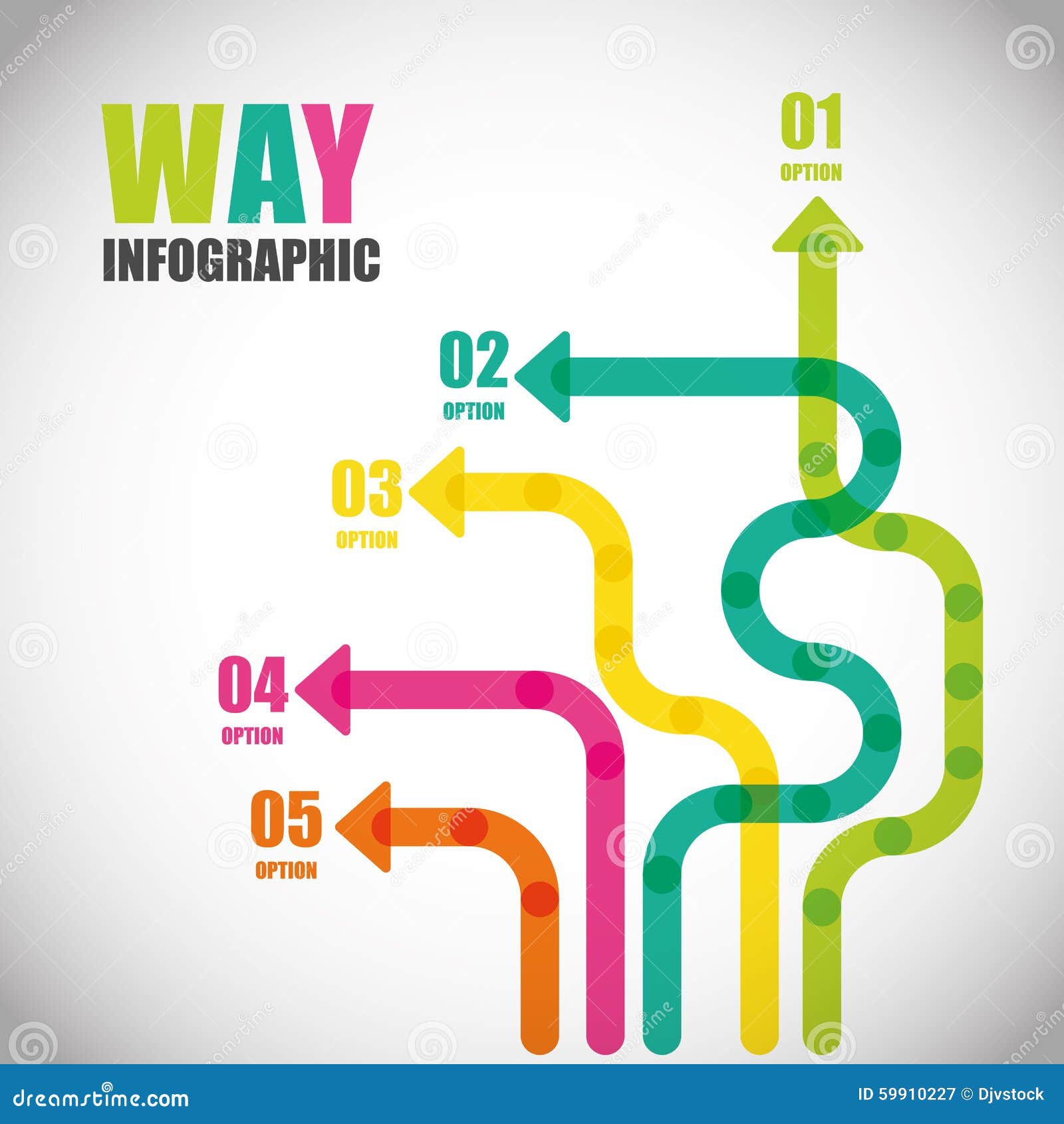 One Way Road Sign Advertising Design, Stock Vector - Illustration of ...