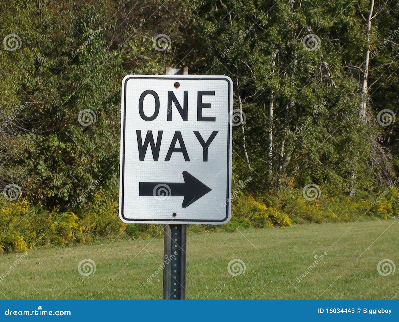One Way Sign stock image. Image of transportation, destination - 16034443