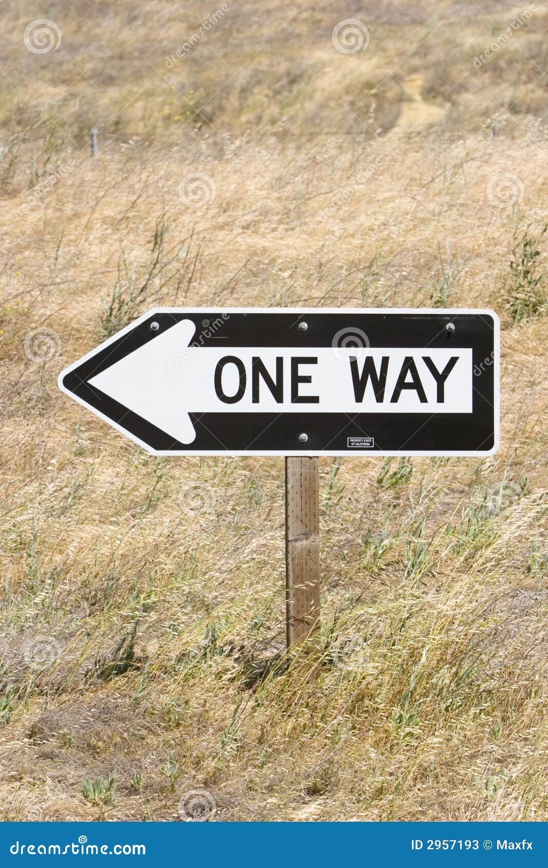 One way sign stock image. Image of signpost, isolated - 2957193