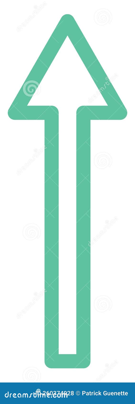 One way sign, icon stock vector. Illustration of copy - 260374928