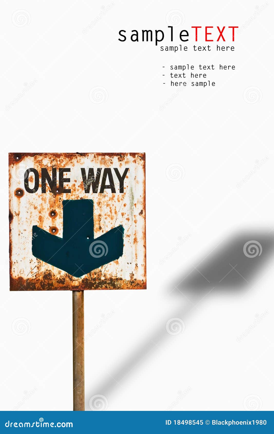One Way Sign Isolated on White Stock Image - Image of asian, growth ...