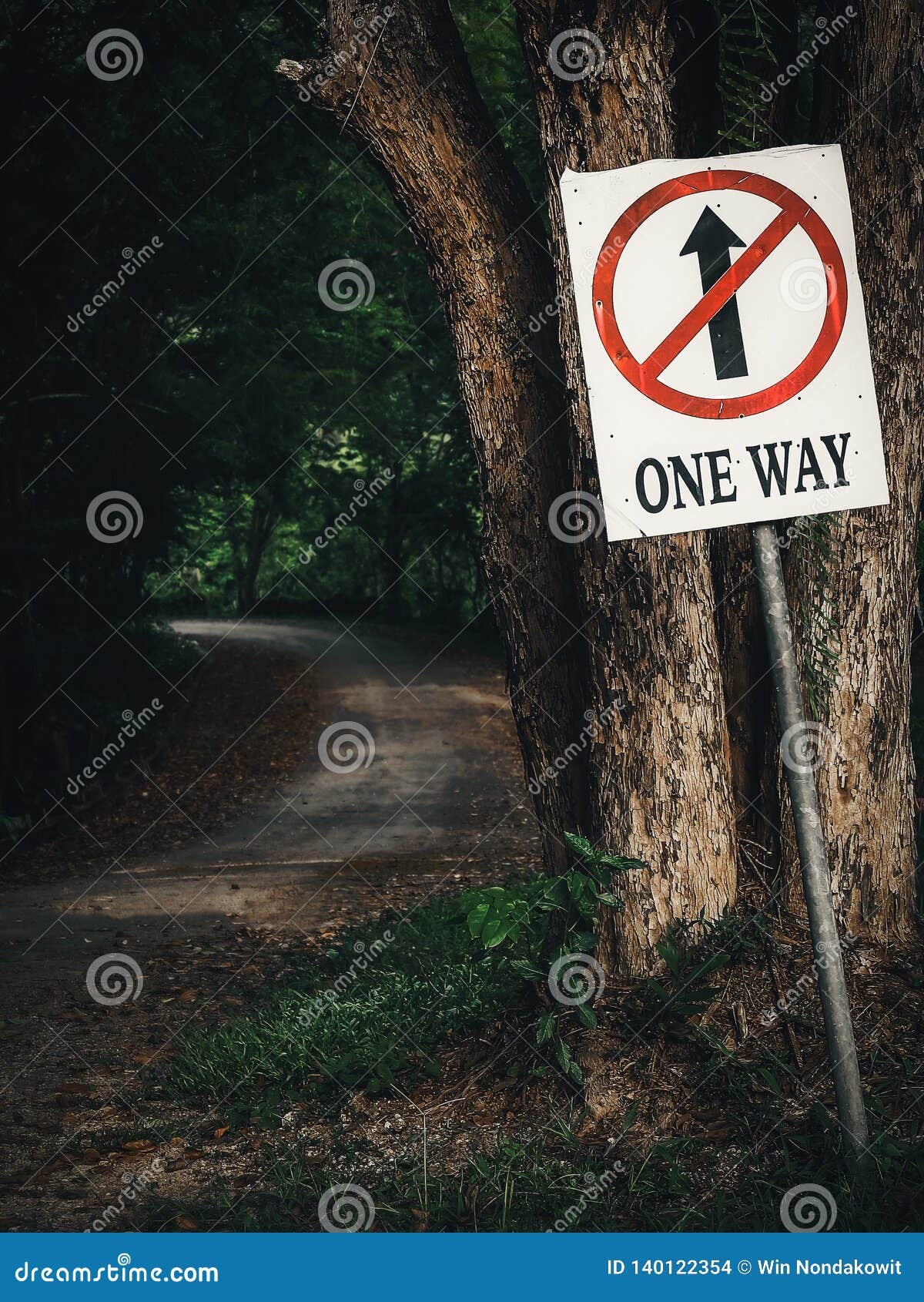 One way sign stock photo. Image of sign, hope, park - 140122354