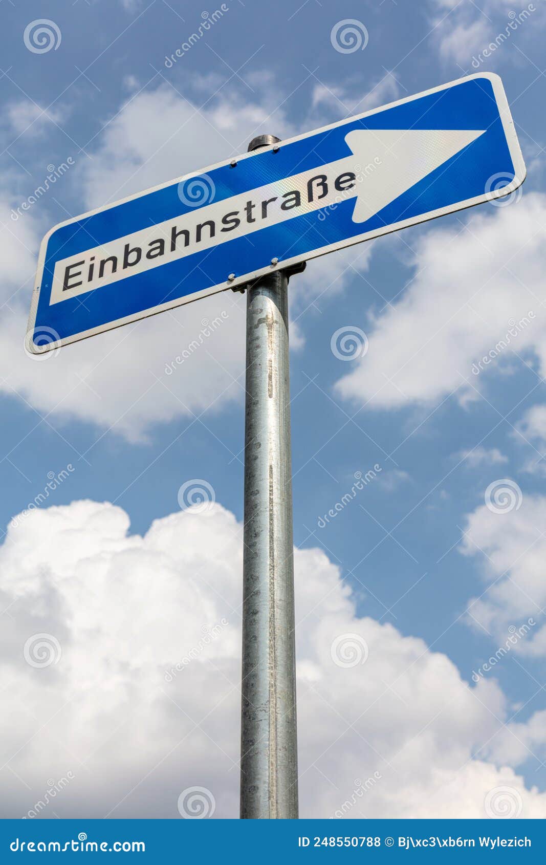 One-way street stock photo. Image of laws, regulations - 248550788