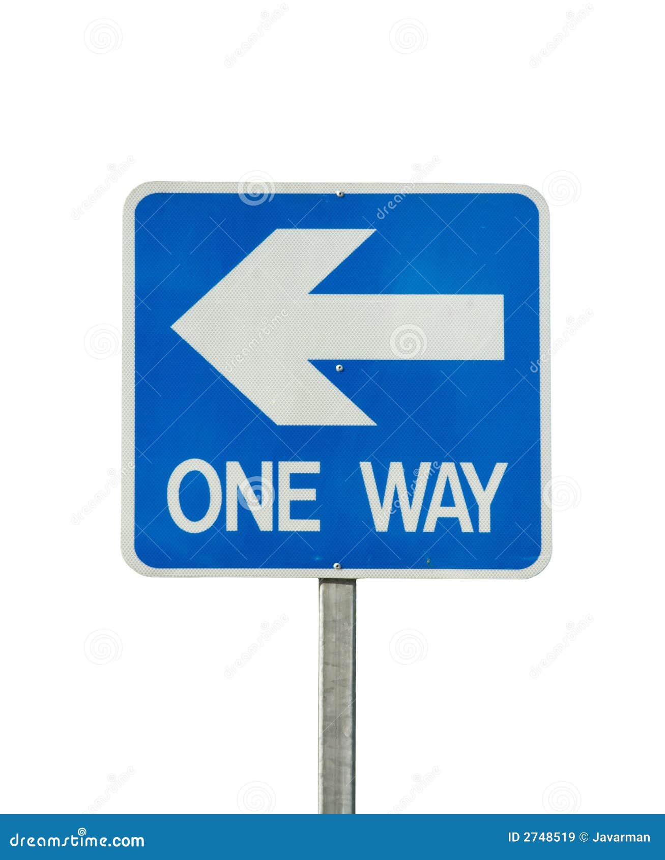 One Way Traffic Sign Isolated Stock Image - Image of sign, blue: 2748519 One Way Traffic Sign Isolated Stock Image - Image of sign, blue: 2748519