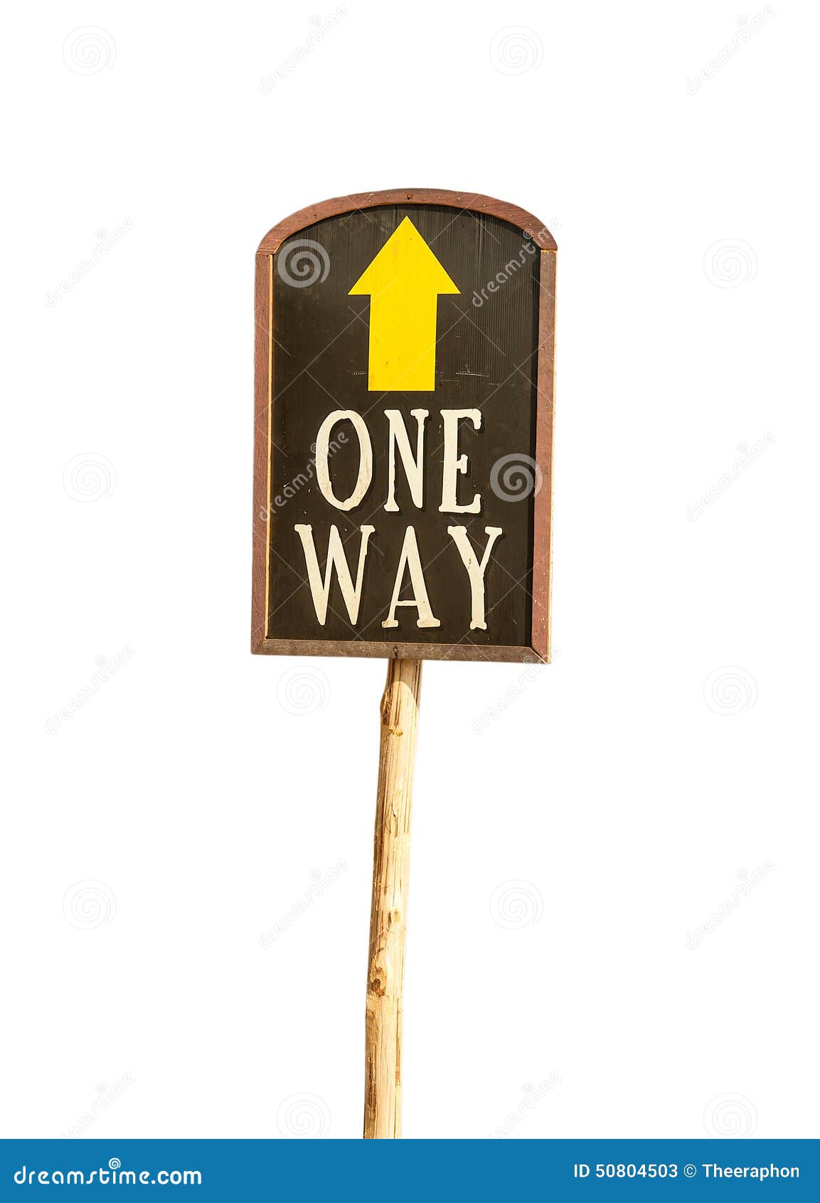 One way traffic sign stock image. Image of guidance, orange - 50804503