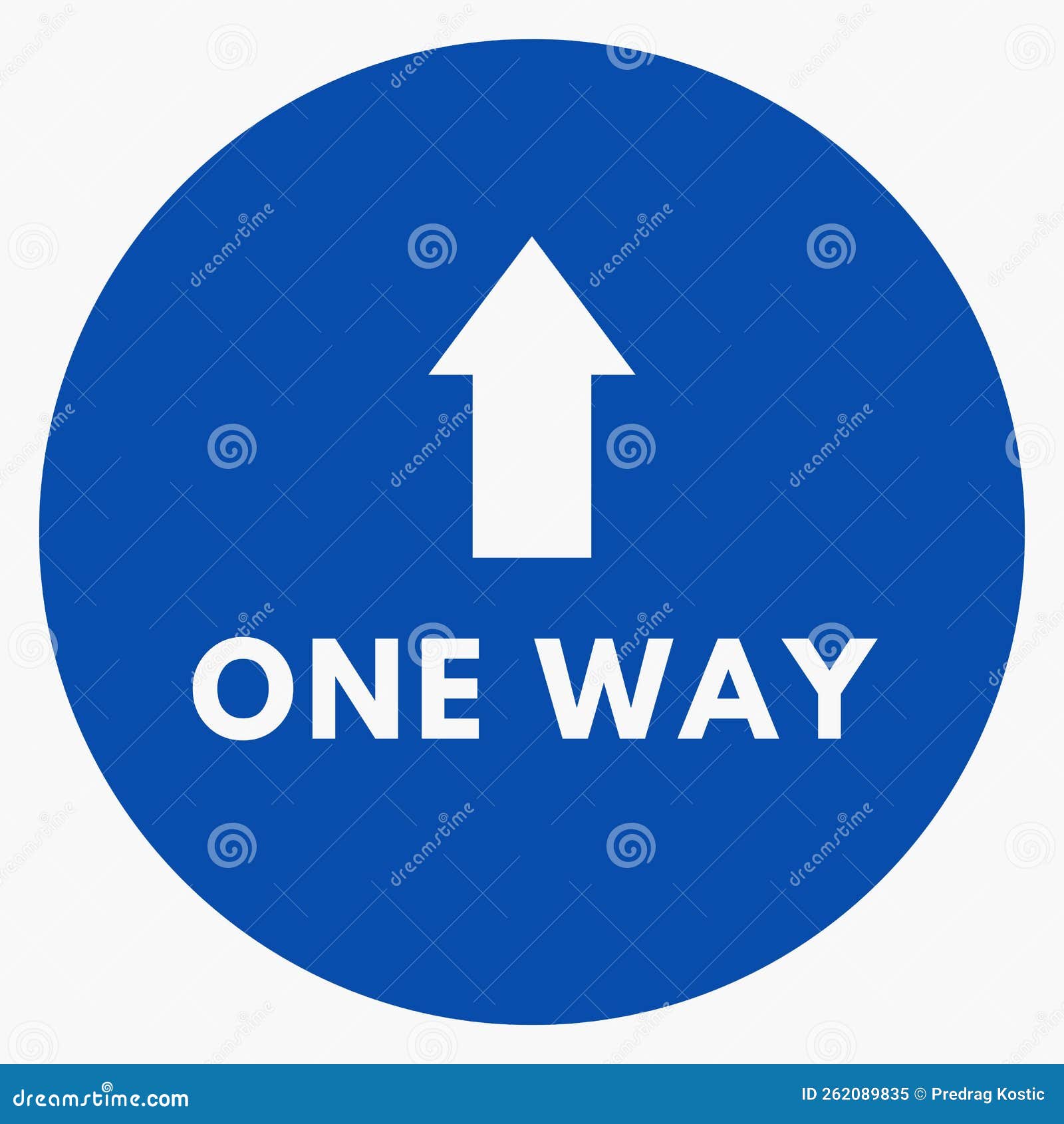 One way traffic sign stock illustration. Illustration of diagram ...