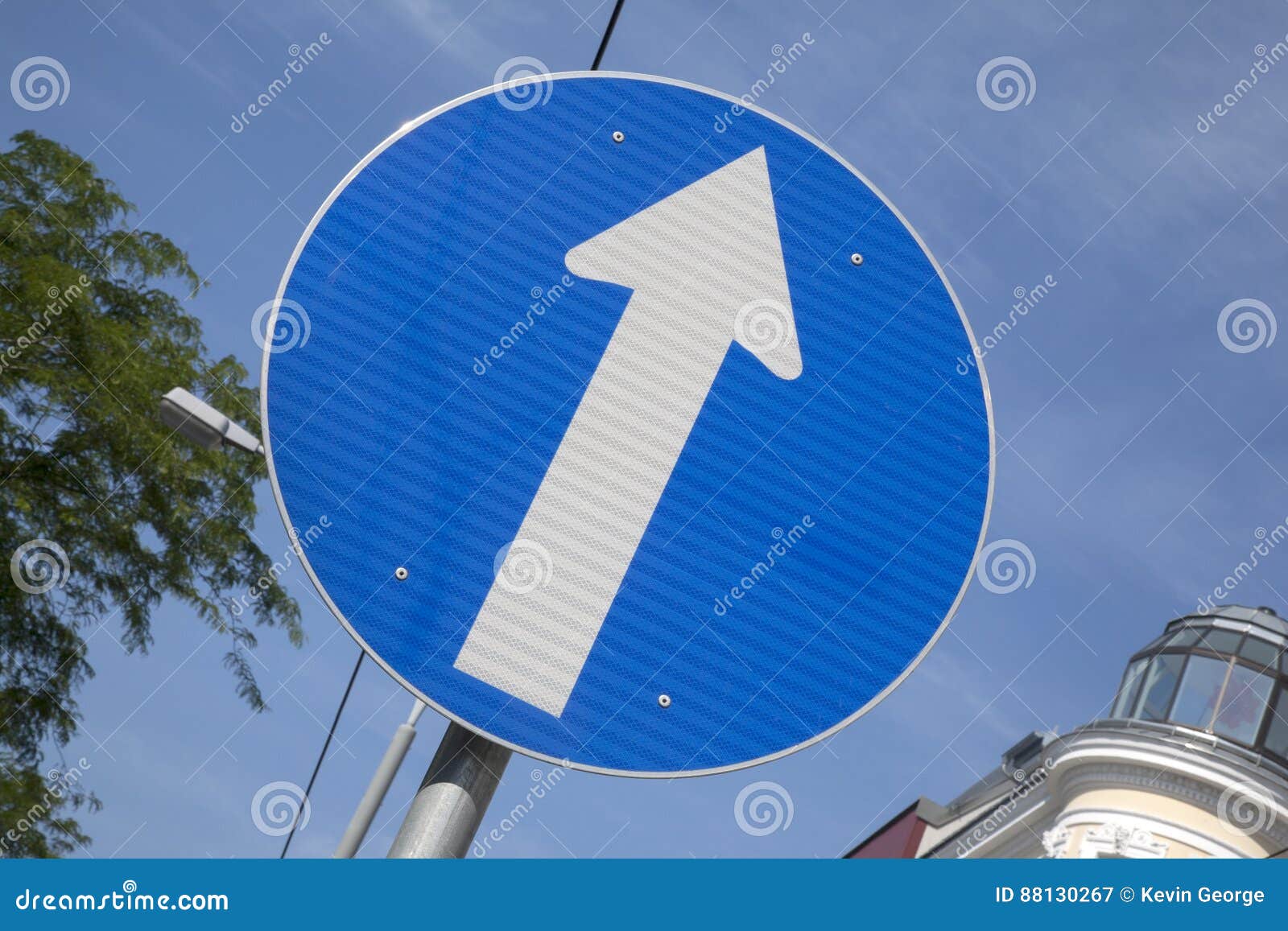 One Way Traffic Sign stock image. Image of objective - 88130267