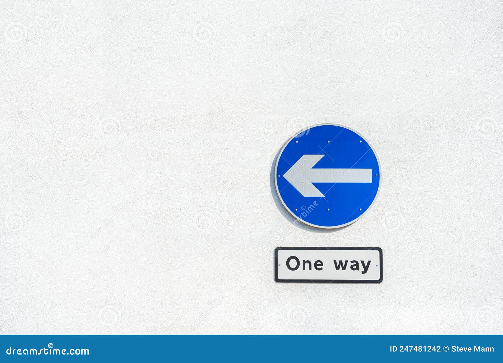 One way traffic sign stock photo. Image of transport - 247481242