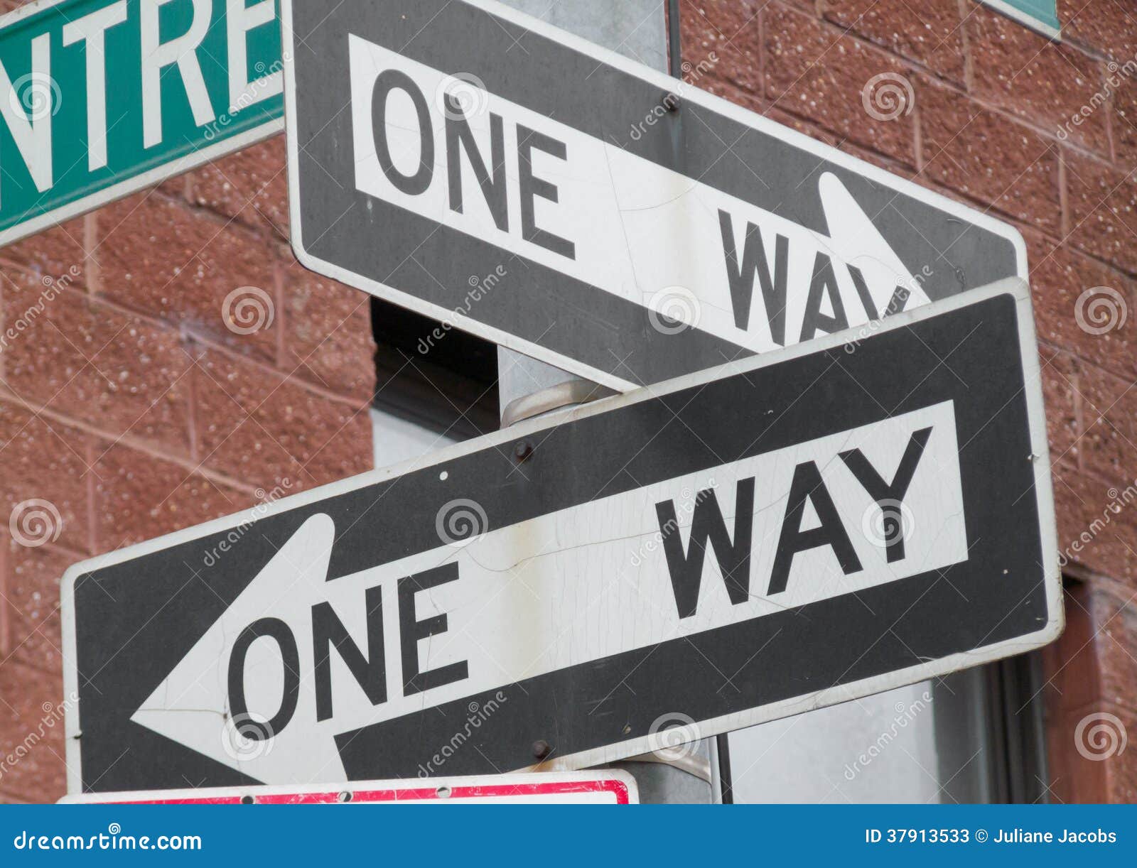 One way stock image. Image of icon, road, sign, signage - 37913533