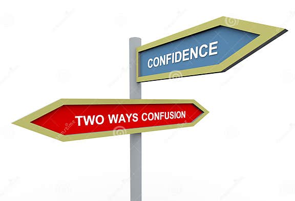 One way and two way stock illustration. Illustration of goal - 21650765