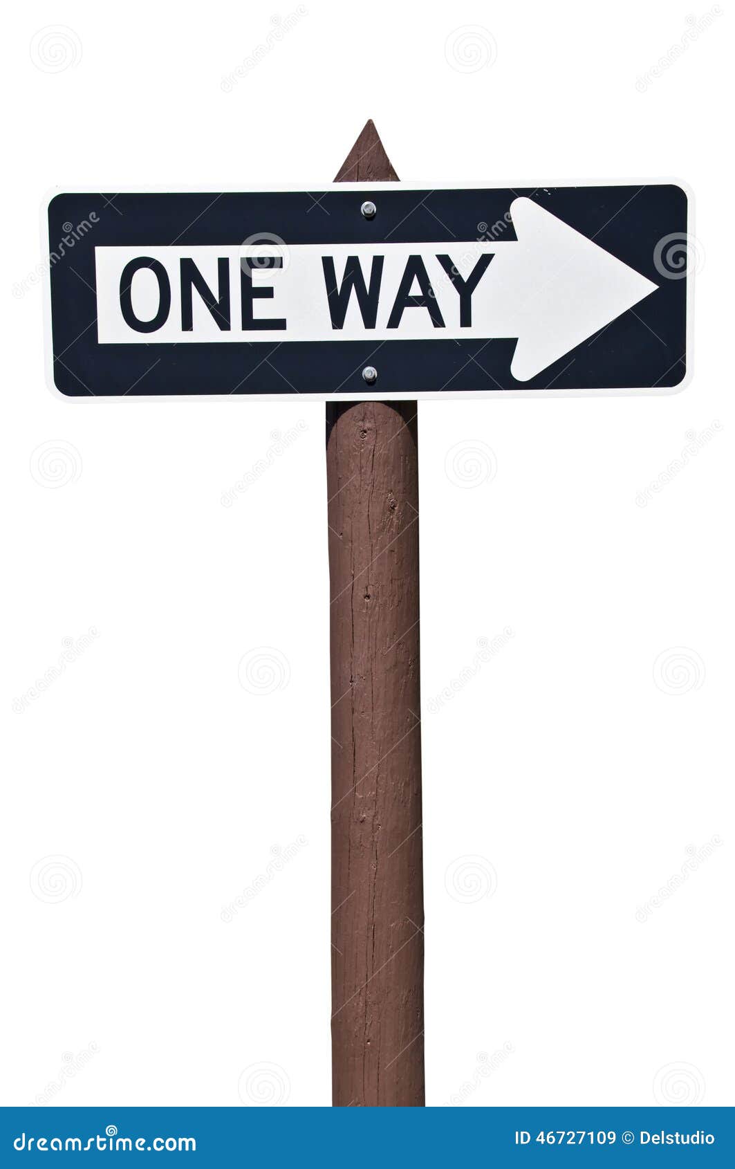One way USA road sign stock image. Image of direction - 46727109