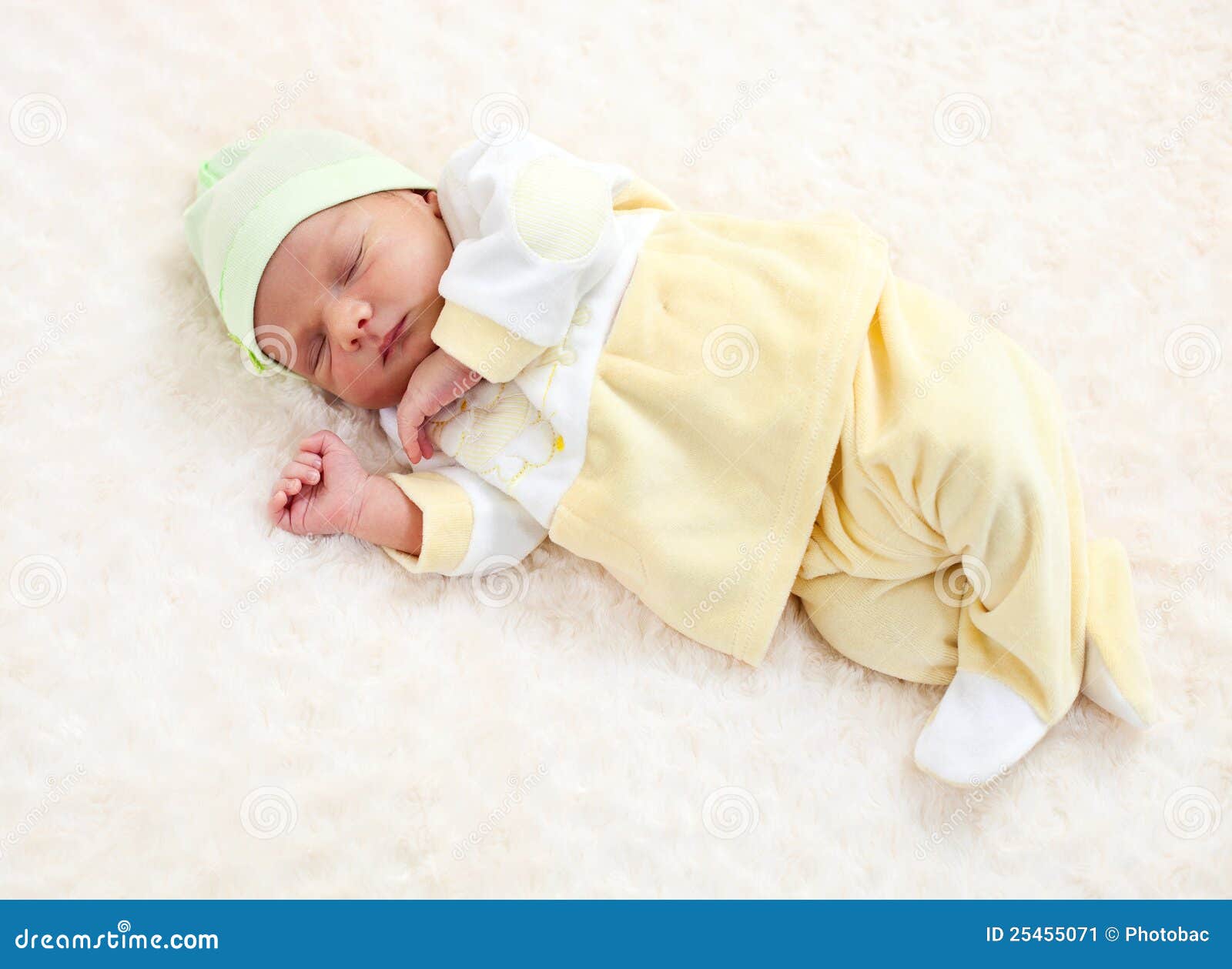 One Week Old Baby Boy Asleep Stock Image - Image of baby, male: 25455071
