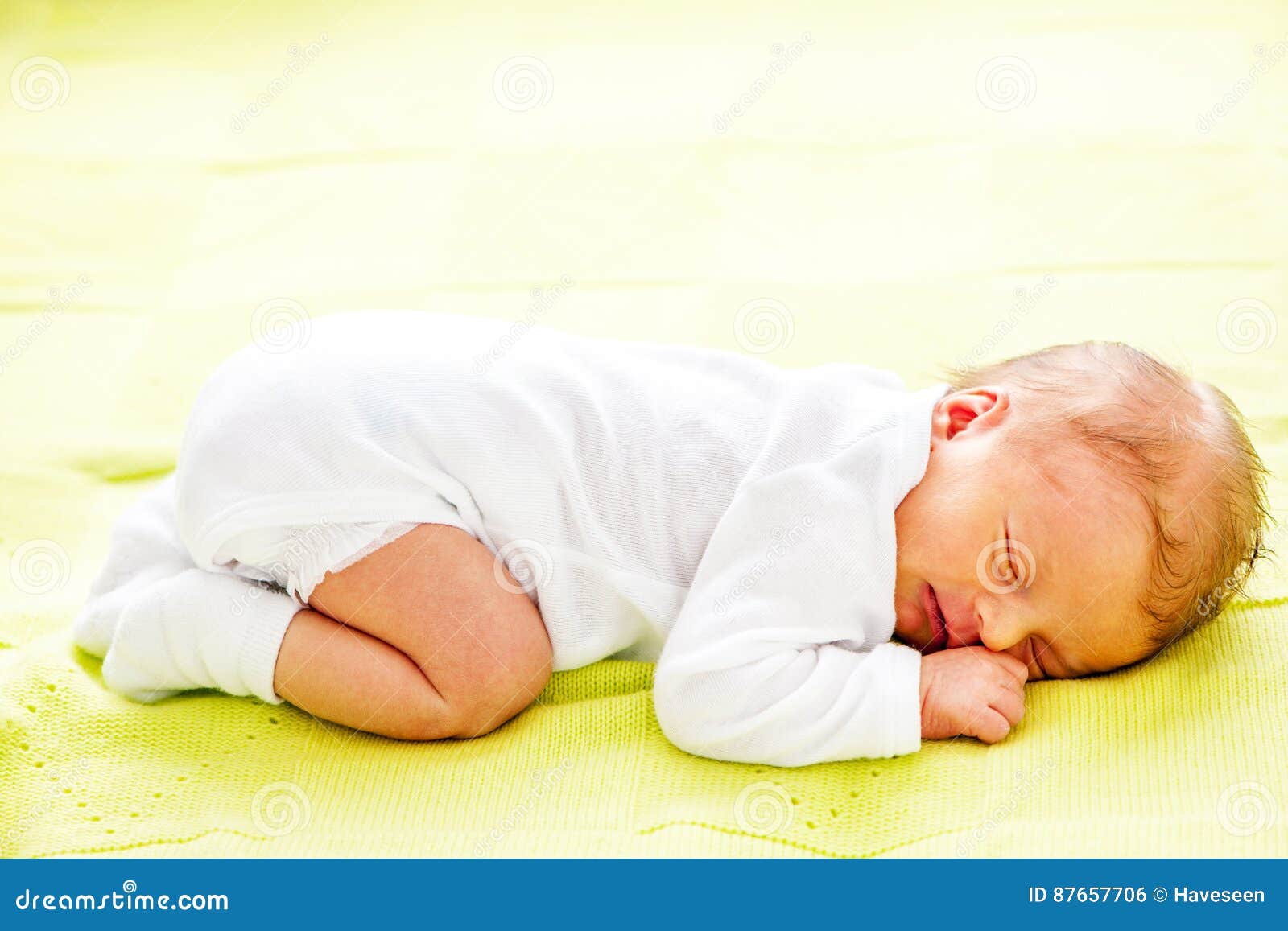 One week old newborn baby stock photo. Image of little - 87657706