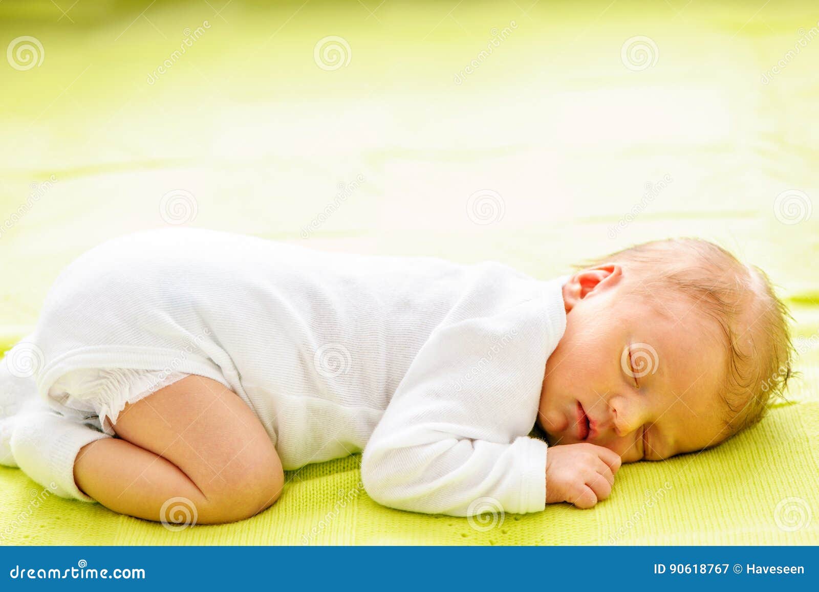One week old newborn baby stock image. Image of newborn - 90618767