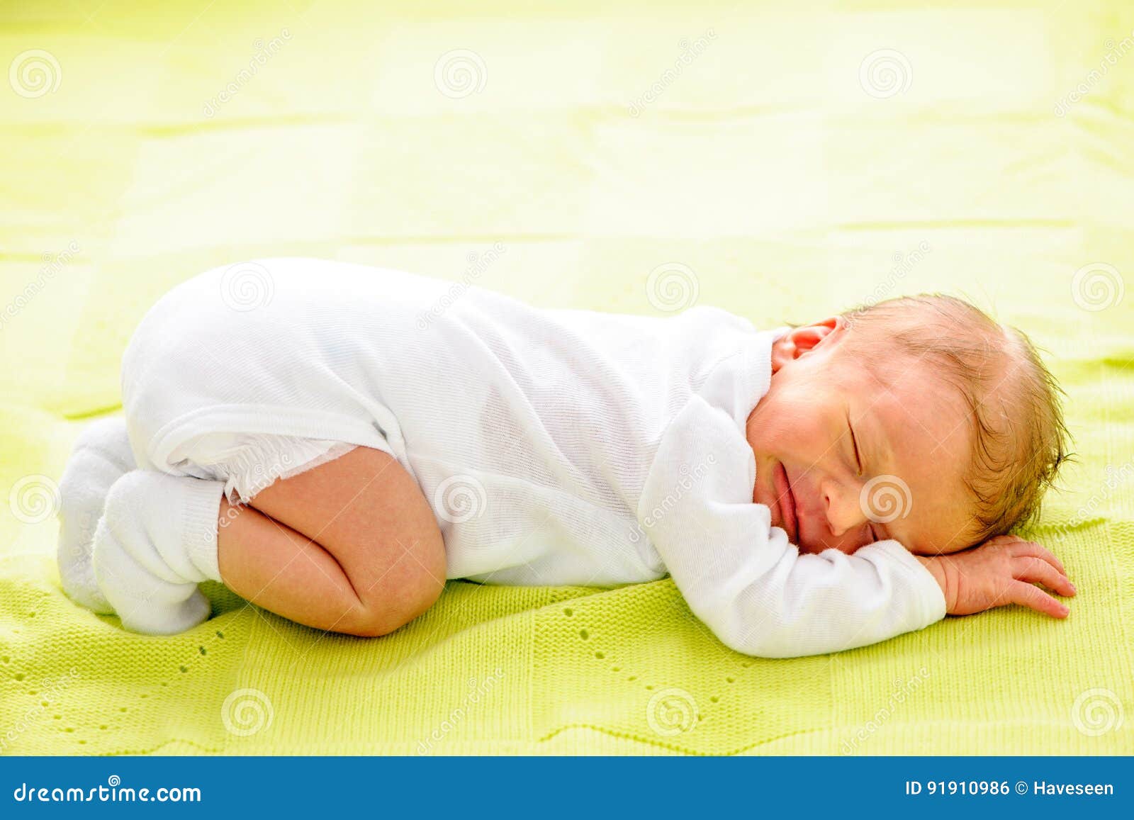 One week old newborn baby stock photo. Image of young - 91910986
