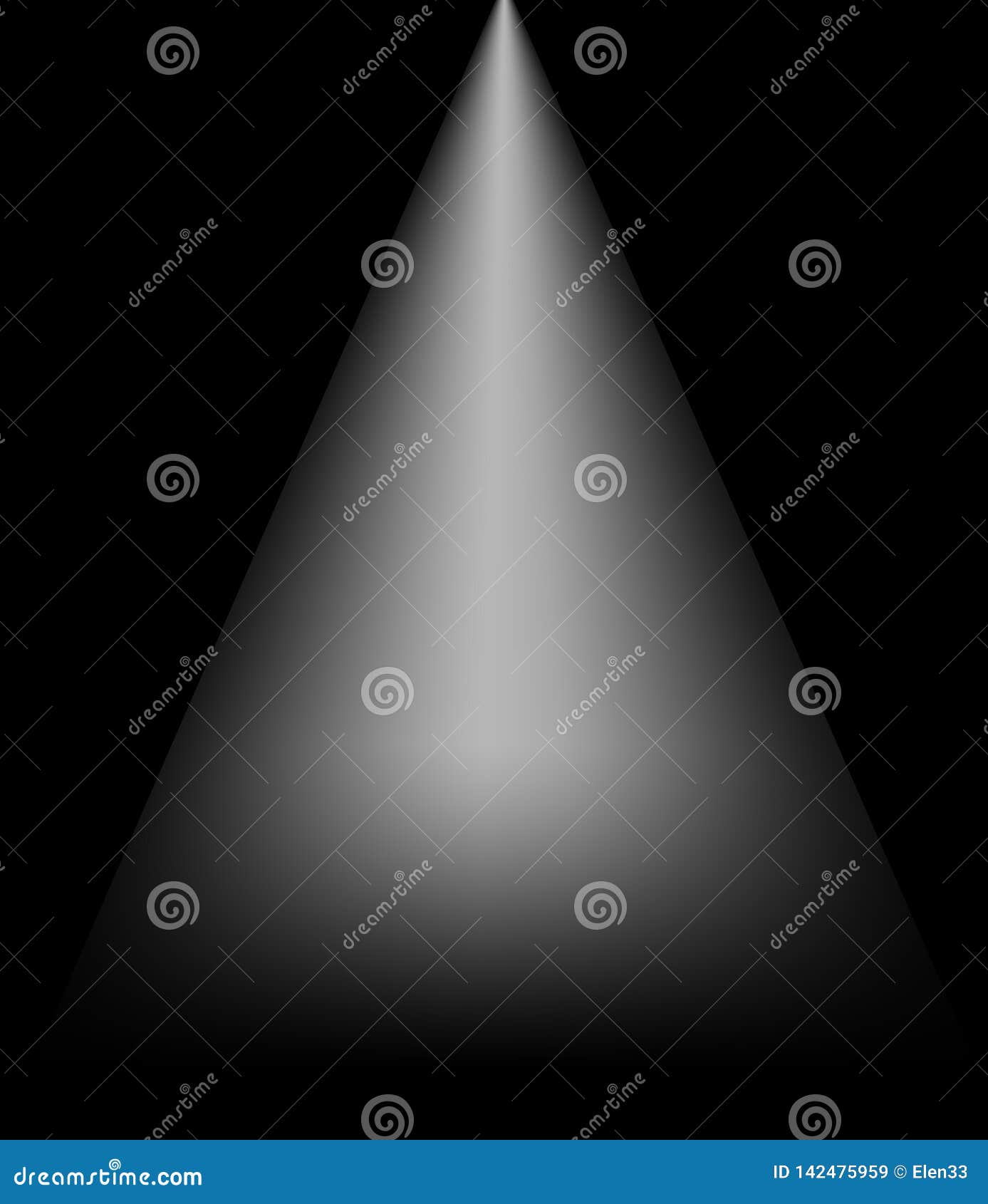 A Conical Lamp With Turquoise Blue Stem Base And Golden Yellow ...