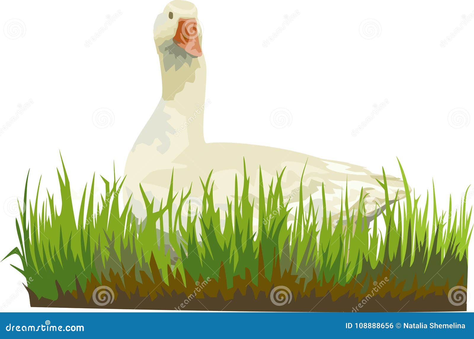 Goose Sitting On Golden Egg Stock Photography | CartoonDealer.com #1970372