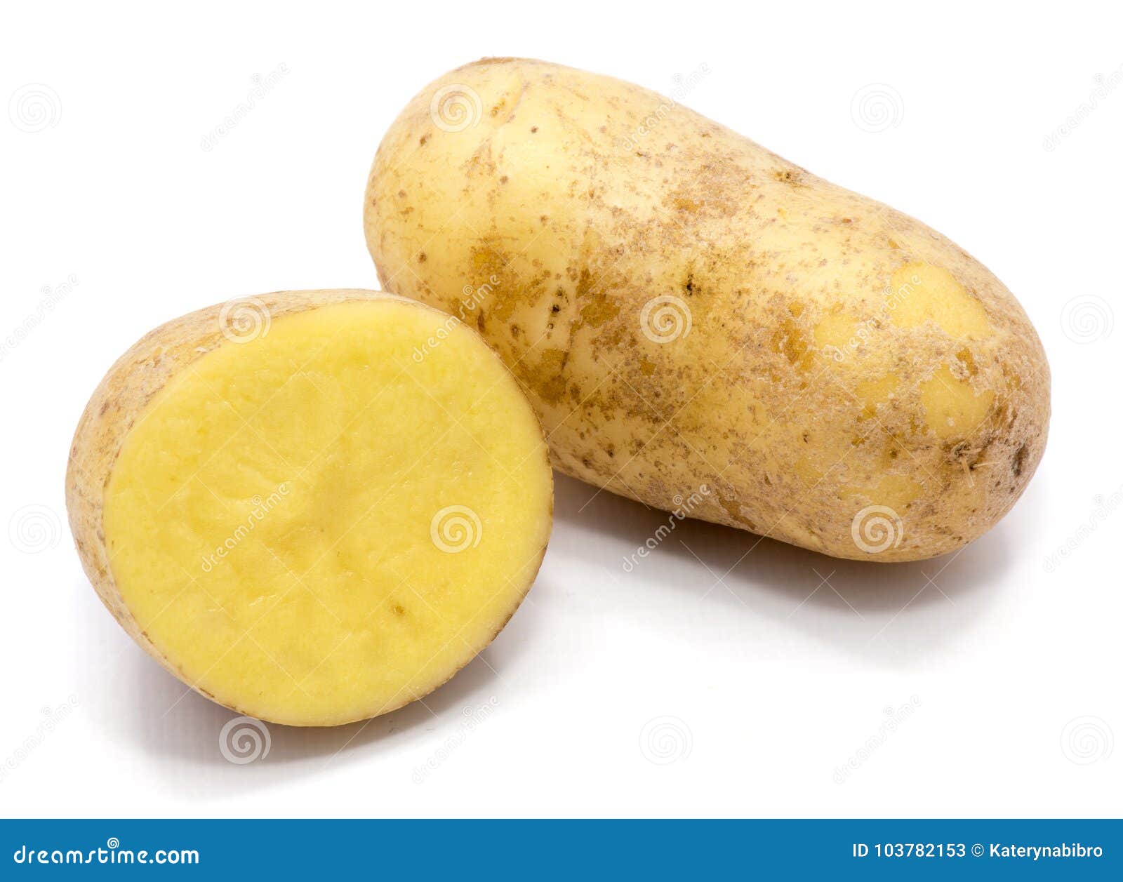 Potato on white stock image. Image of potato, sliced - 103782153