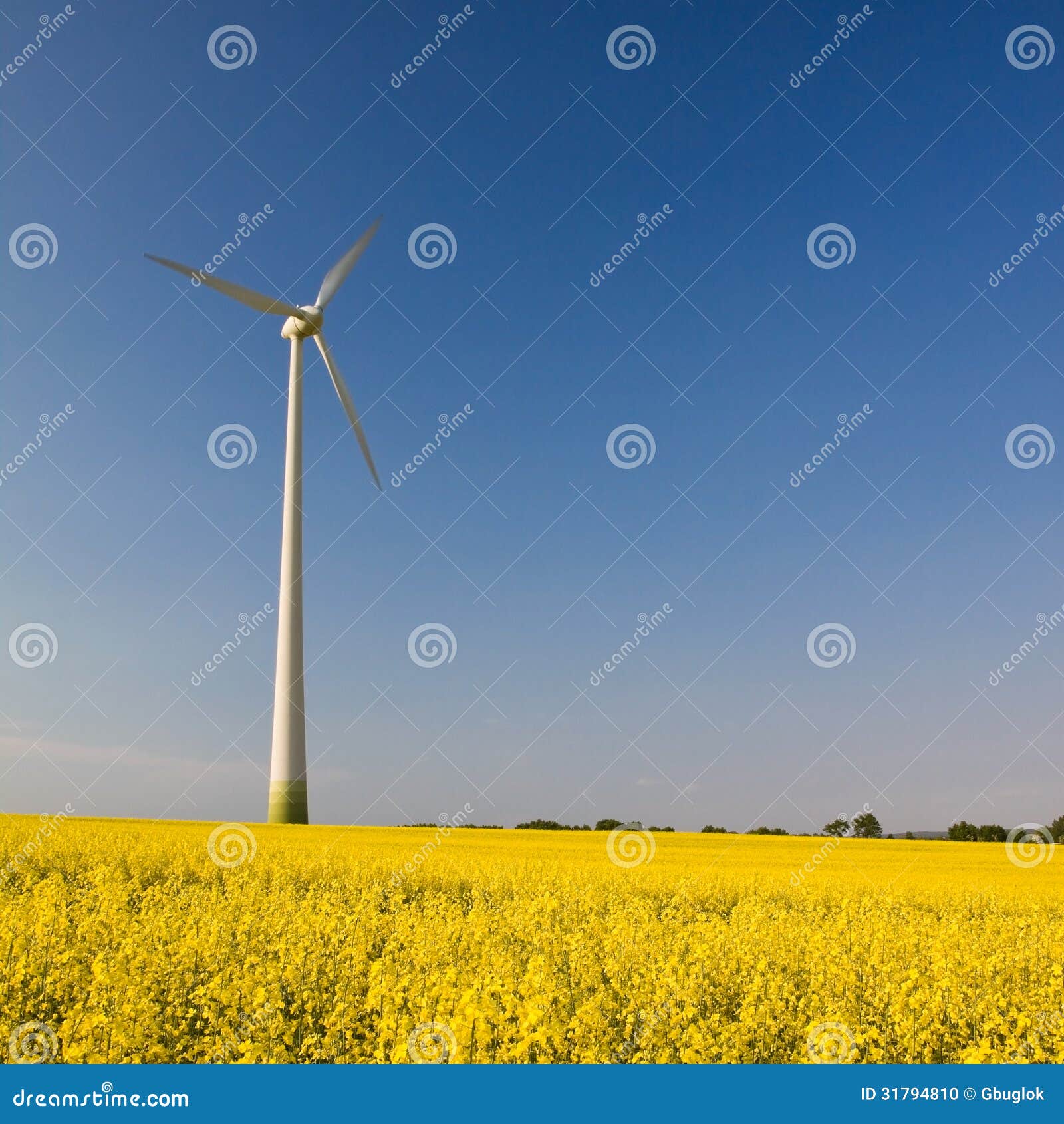 One windmill stock photo. Image of field, generator, propeller - 31794810