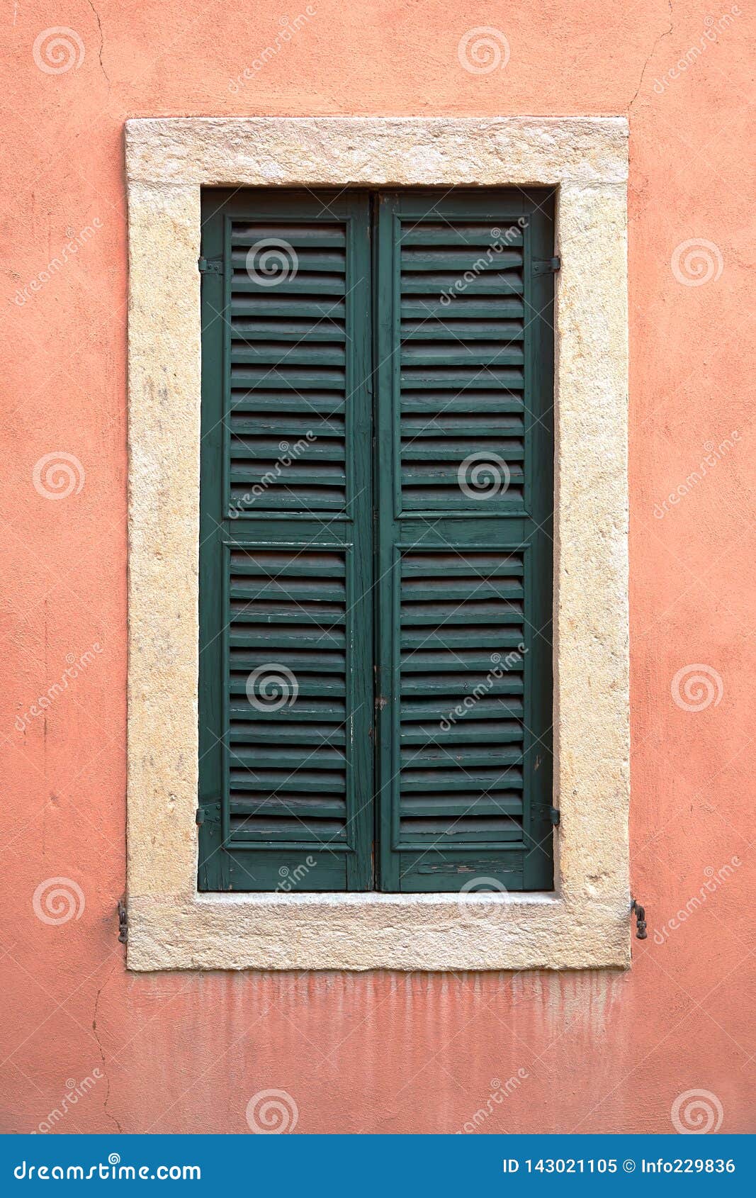 One window with closed stock image. Image of shutters - 143021105
