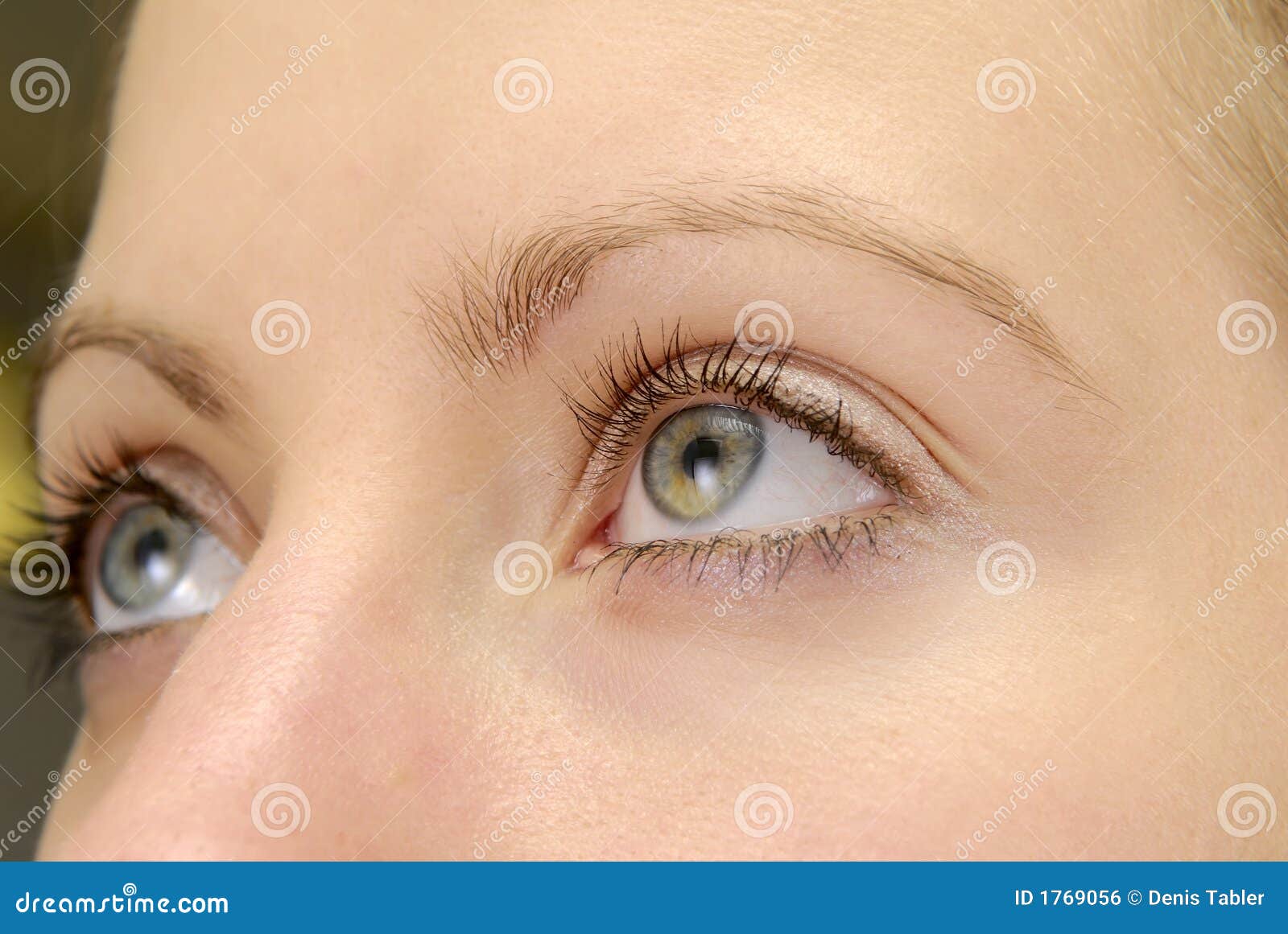One woman eye stock photo. Image of natural, light, girl - 1769056
