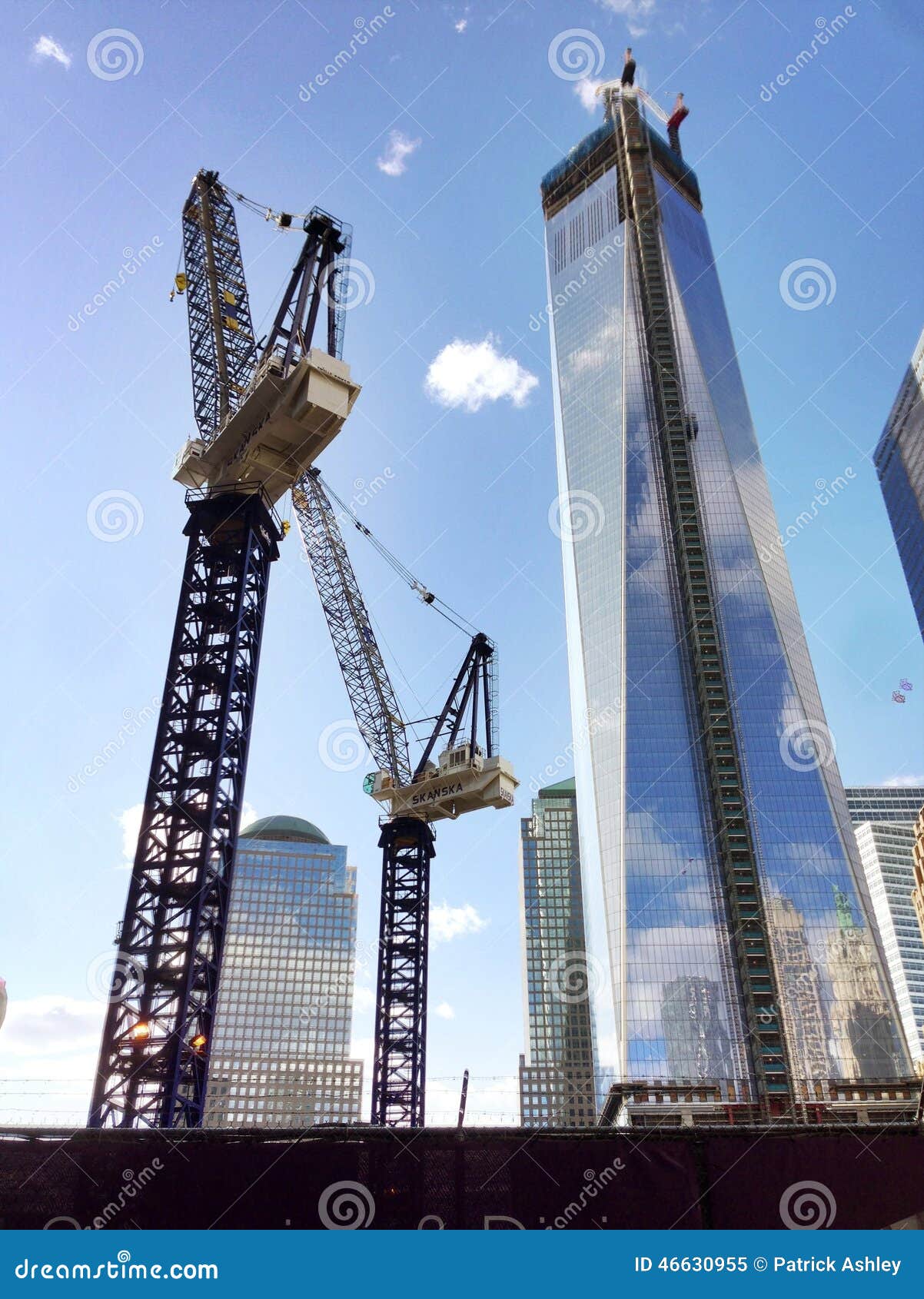 One World Trade Center Construction Editorial Image - Image of trade ...