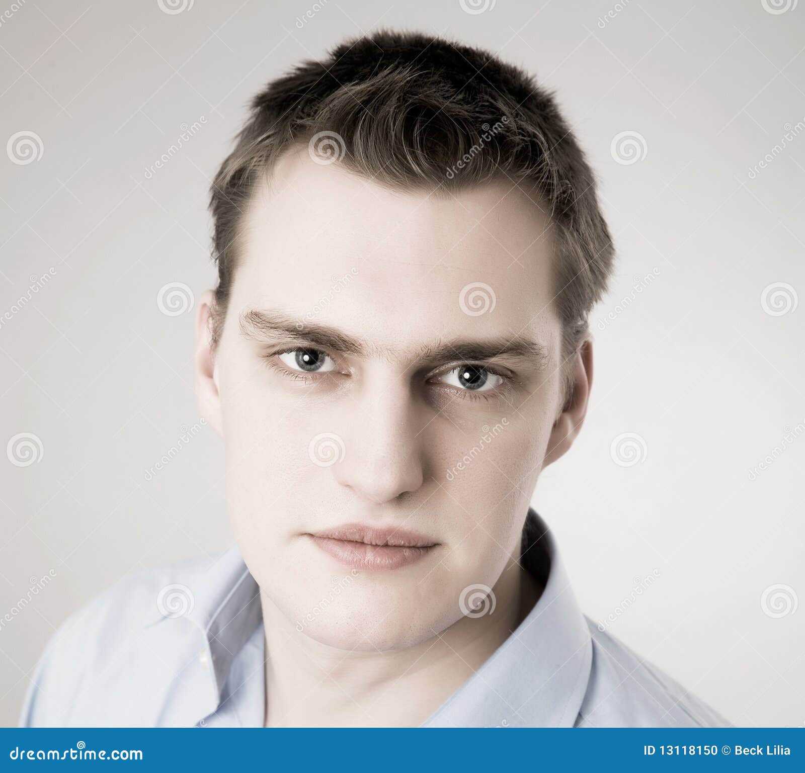 One Young Man only stock photo. Image of expression, satisfaction ...