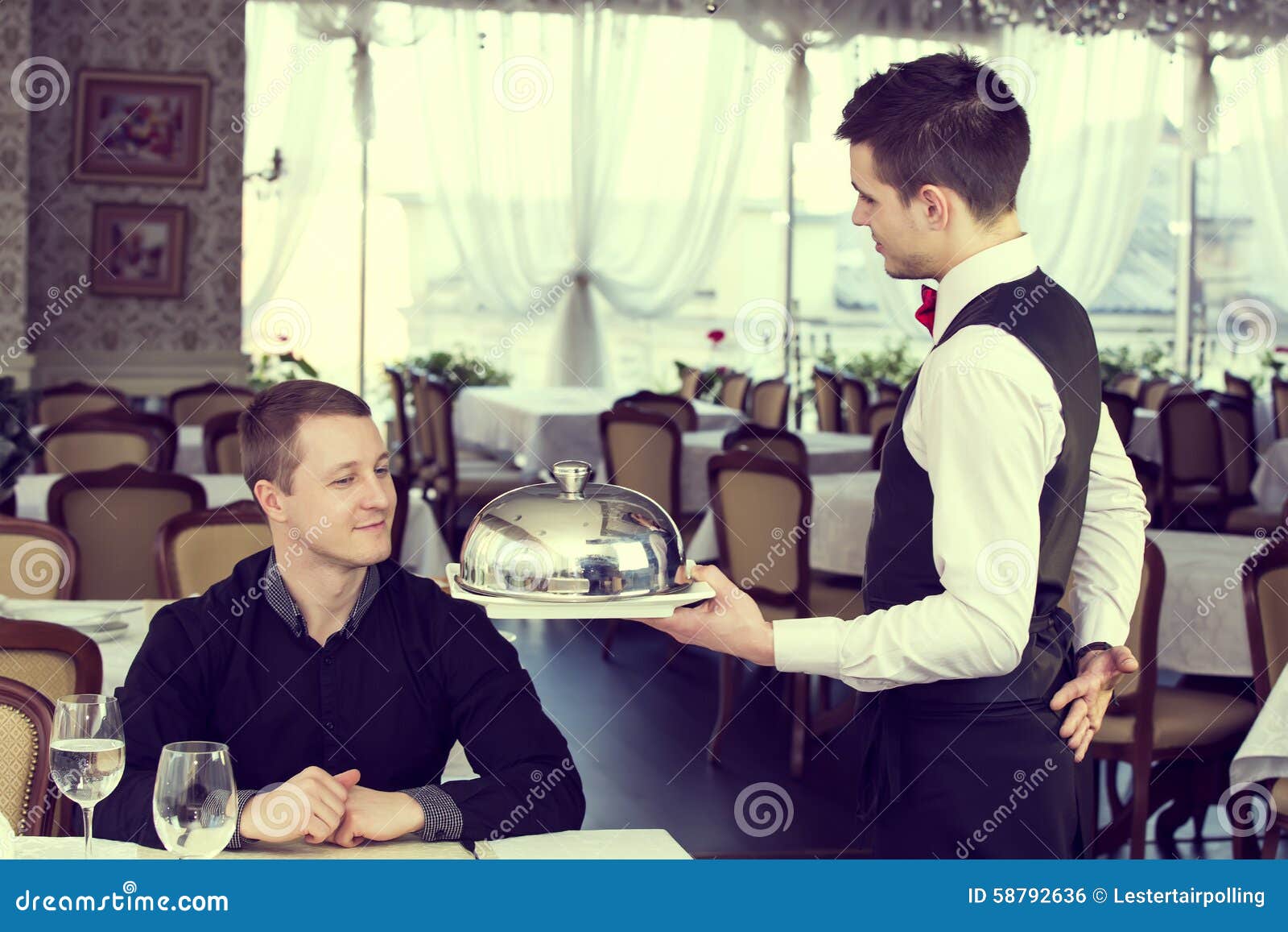 One young man dines stock photo. Image of dining, food - 58792636