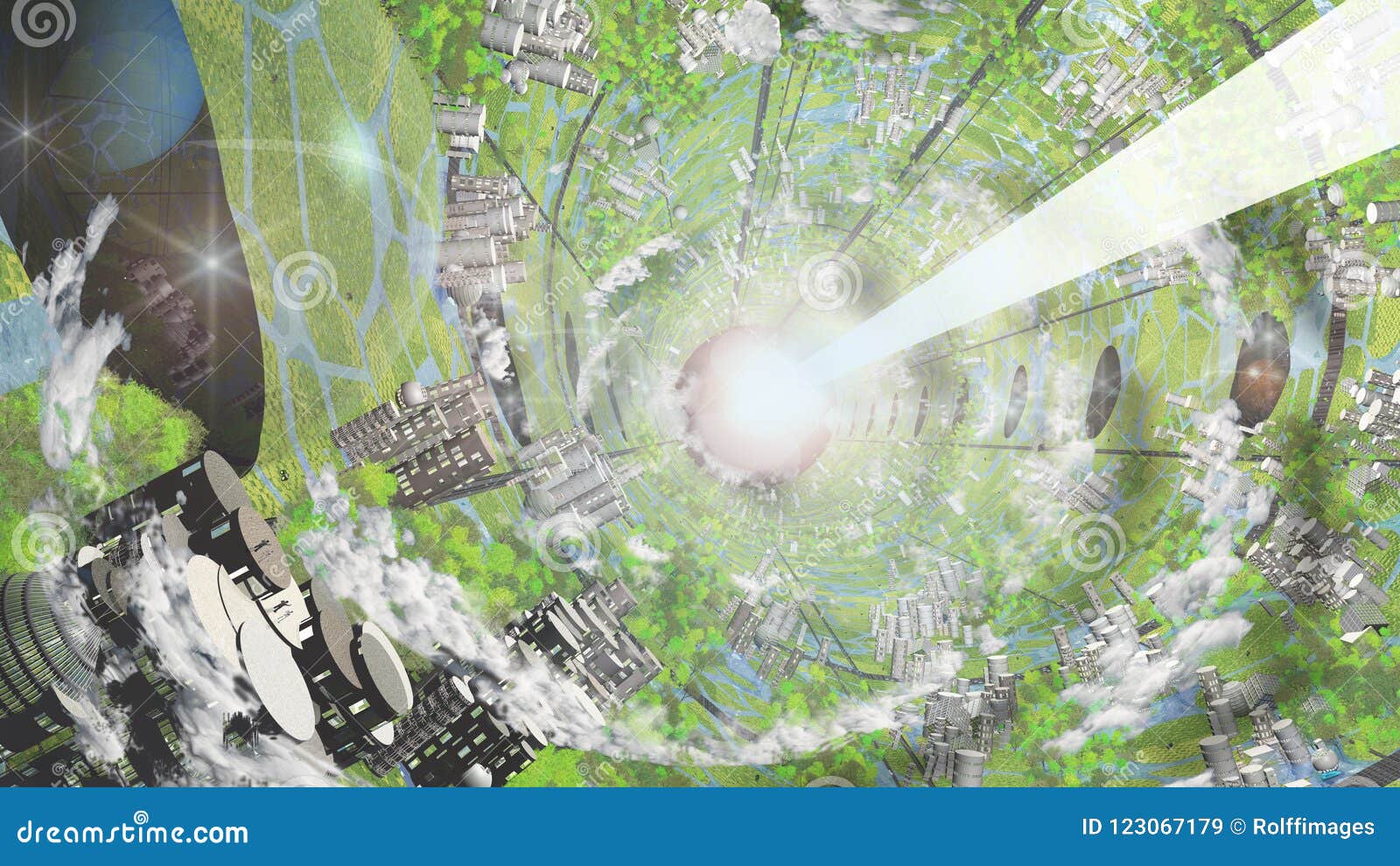 Oneil Cylinder stock illustration. Illustration of landscape - 123067179