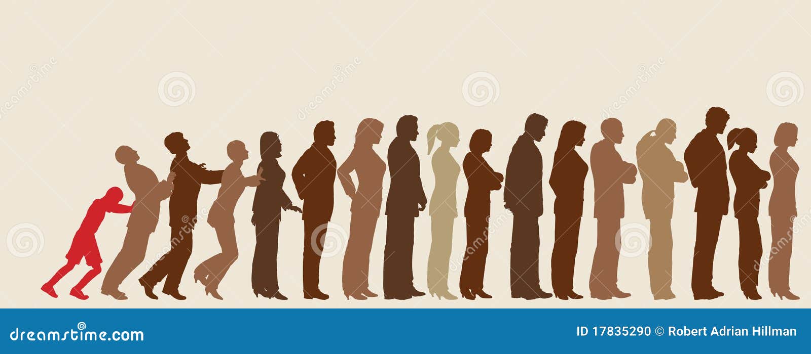 Ongeduldig vector illustratie. Illustration of domino - 17835290