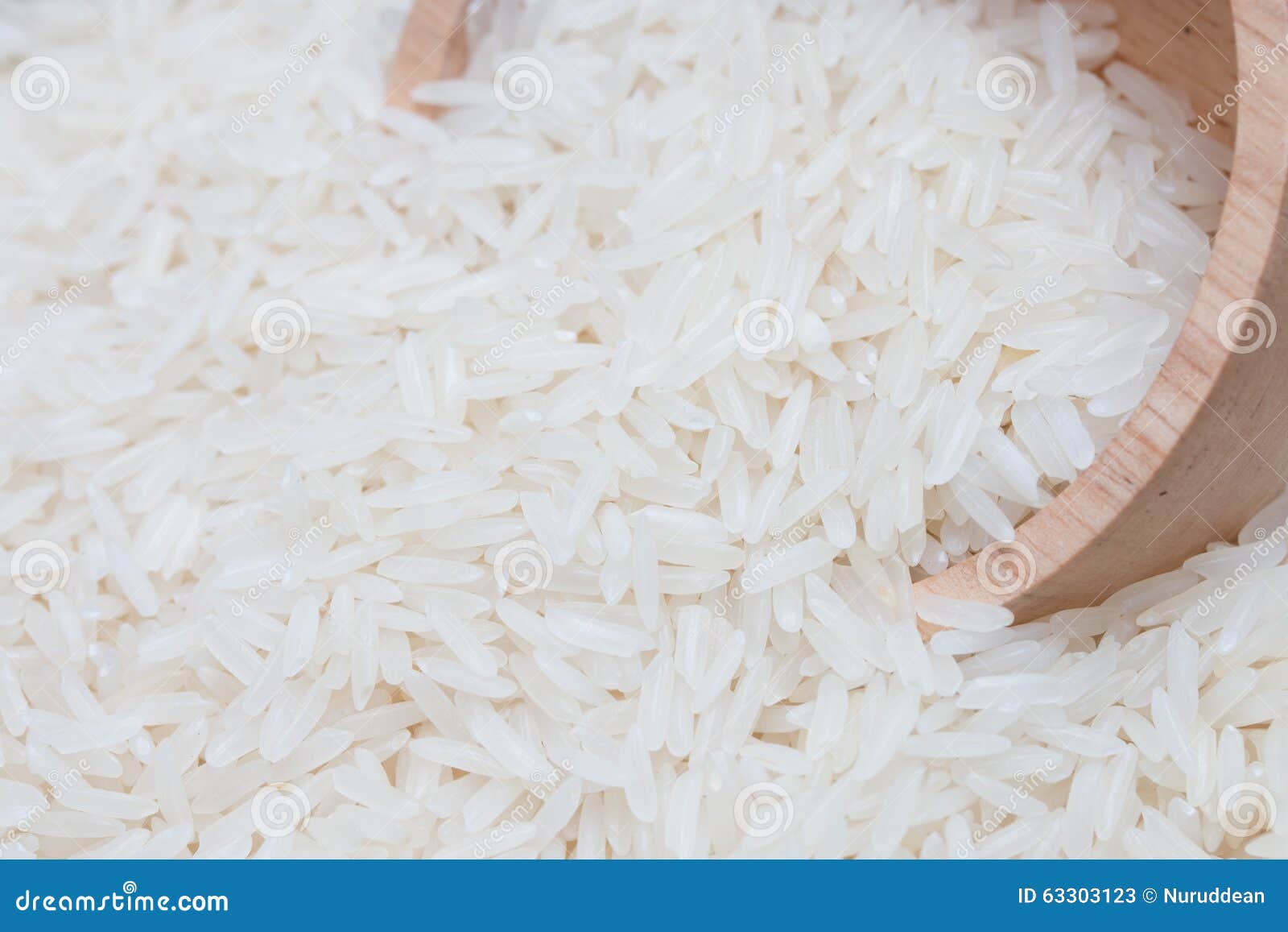 Ongekookte Witte Rijst (Jasmine Rice) Stock Afbeelding - Image of ...