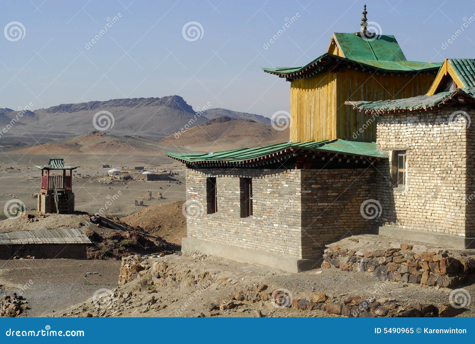Ongi Monastery, Mongolia stock image. Image of remnants - 5490965