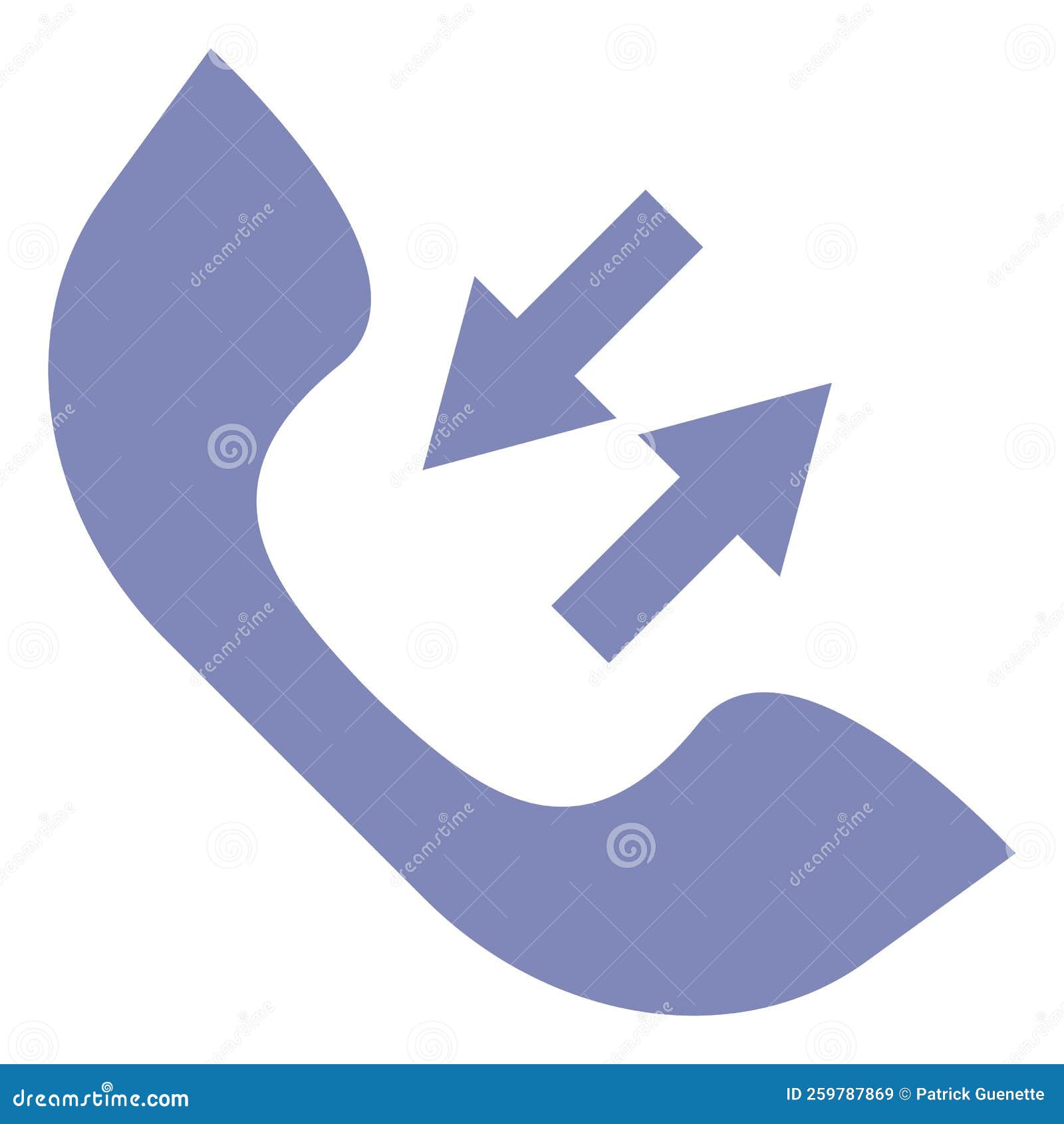 Ongoing call, icon icon stock vector. Illustration of mobile - 259787869