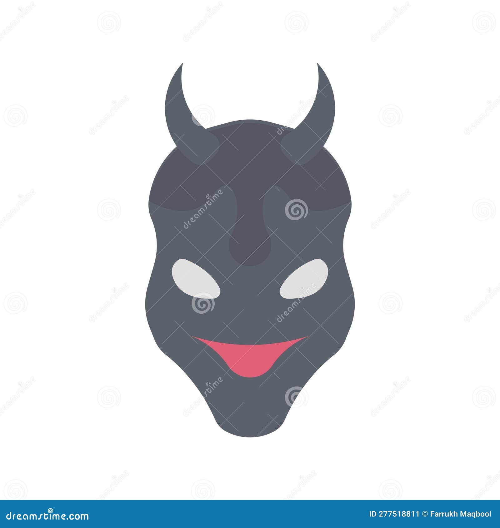 Oni icon vector image. stock vector. Illustration of design - 277518811