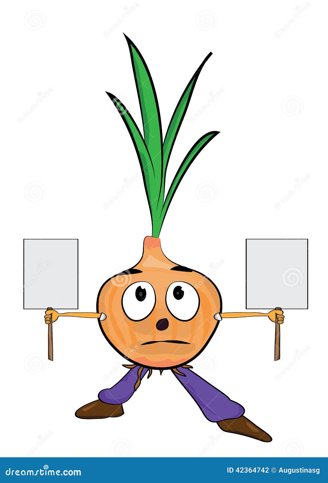 Onion cartoon character stock illustration. Illustration of smile ...