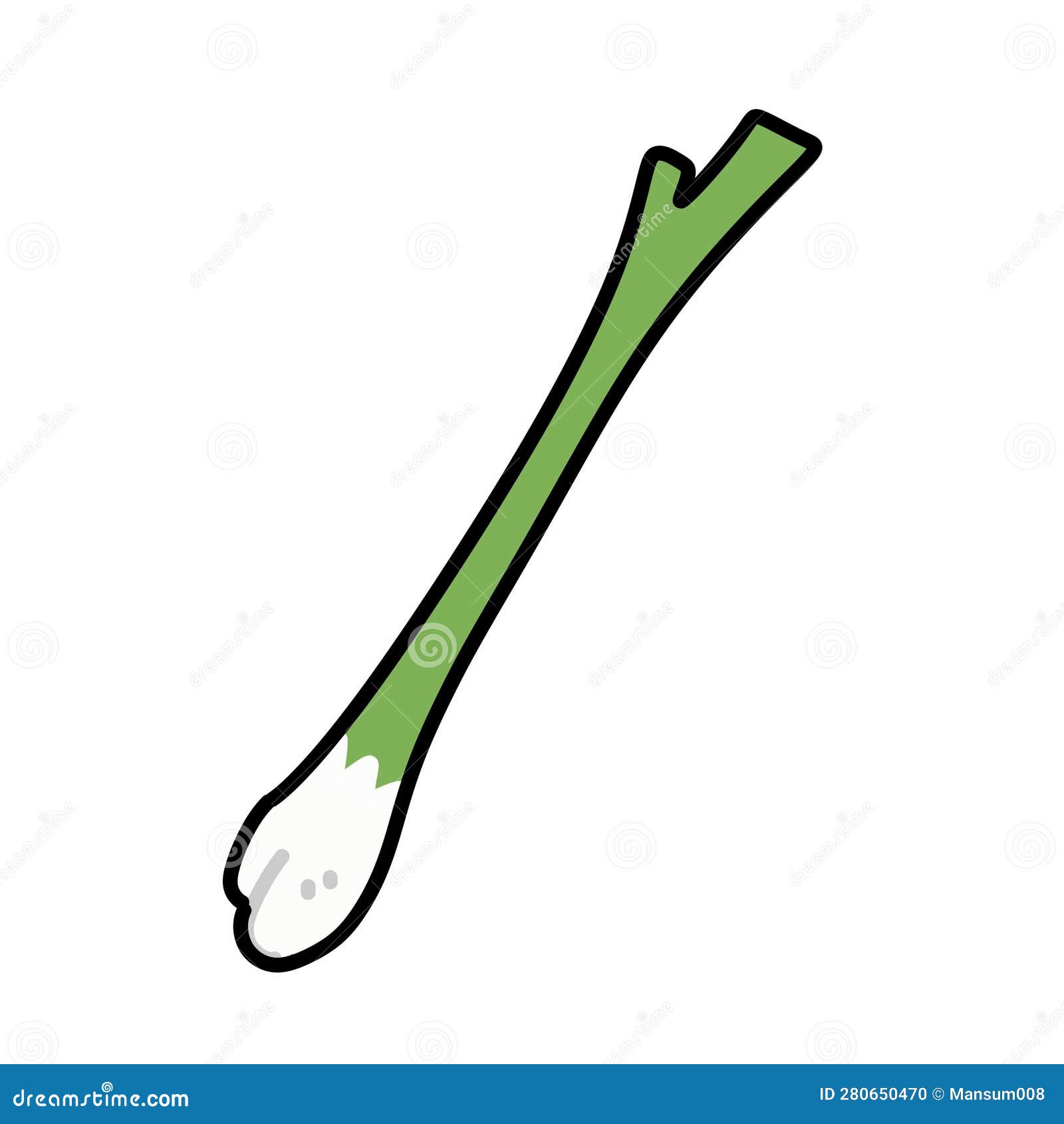 Onion Cartoon on White Background Stock Illustration - Illustration of ...