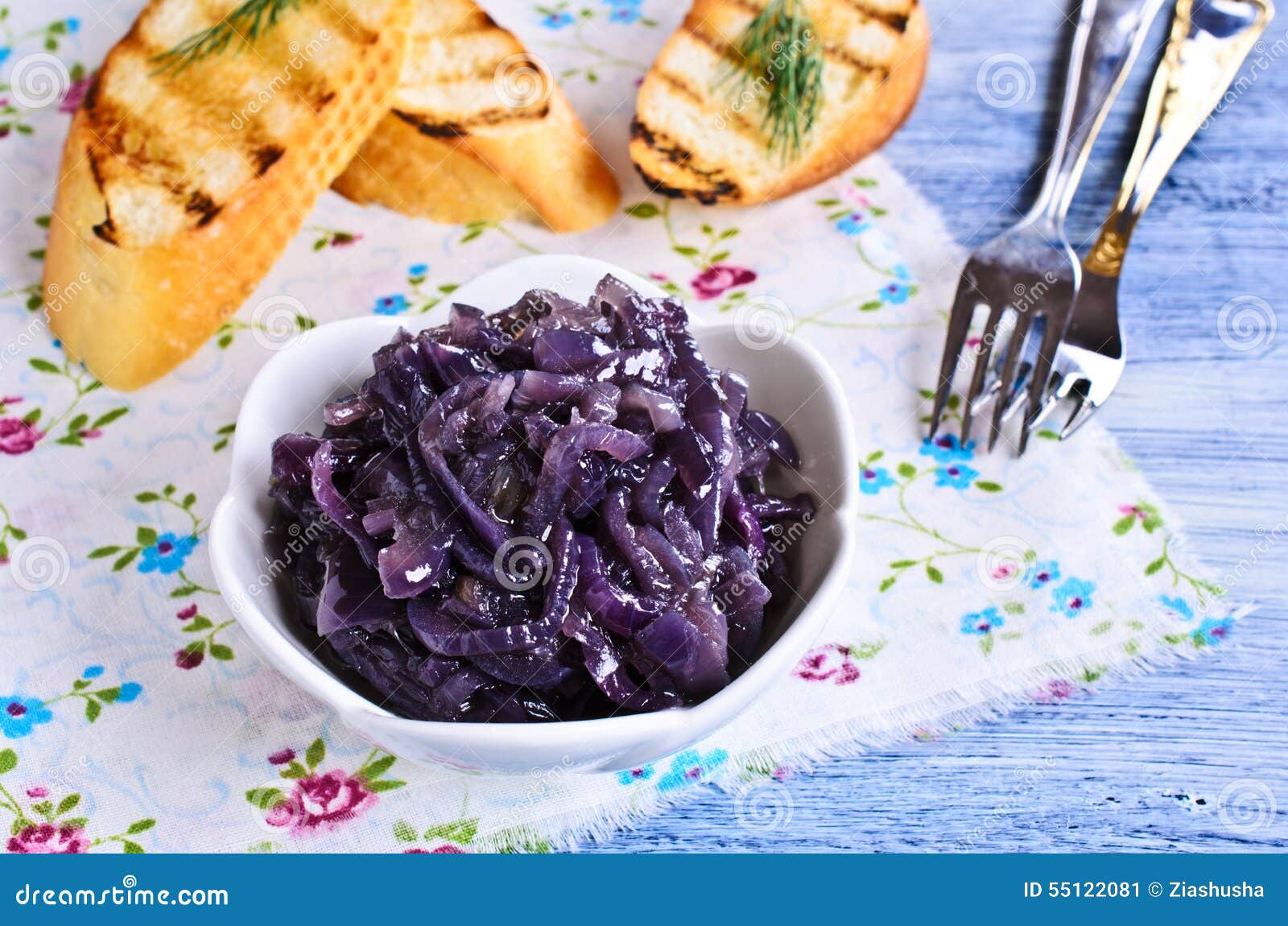 The onion confit stock image. Image of confiture, cuisine - 55122081