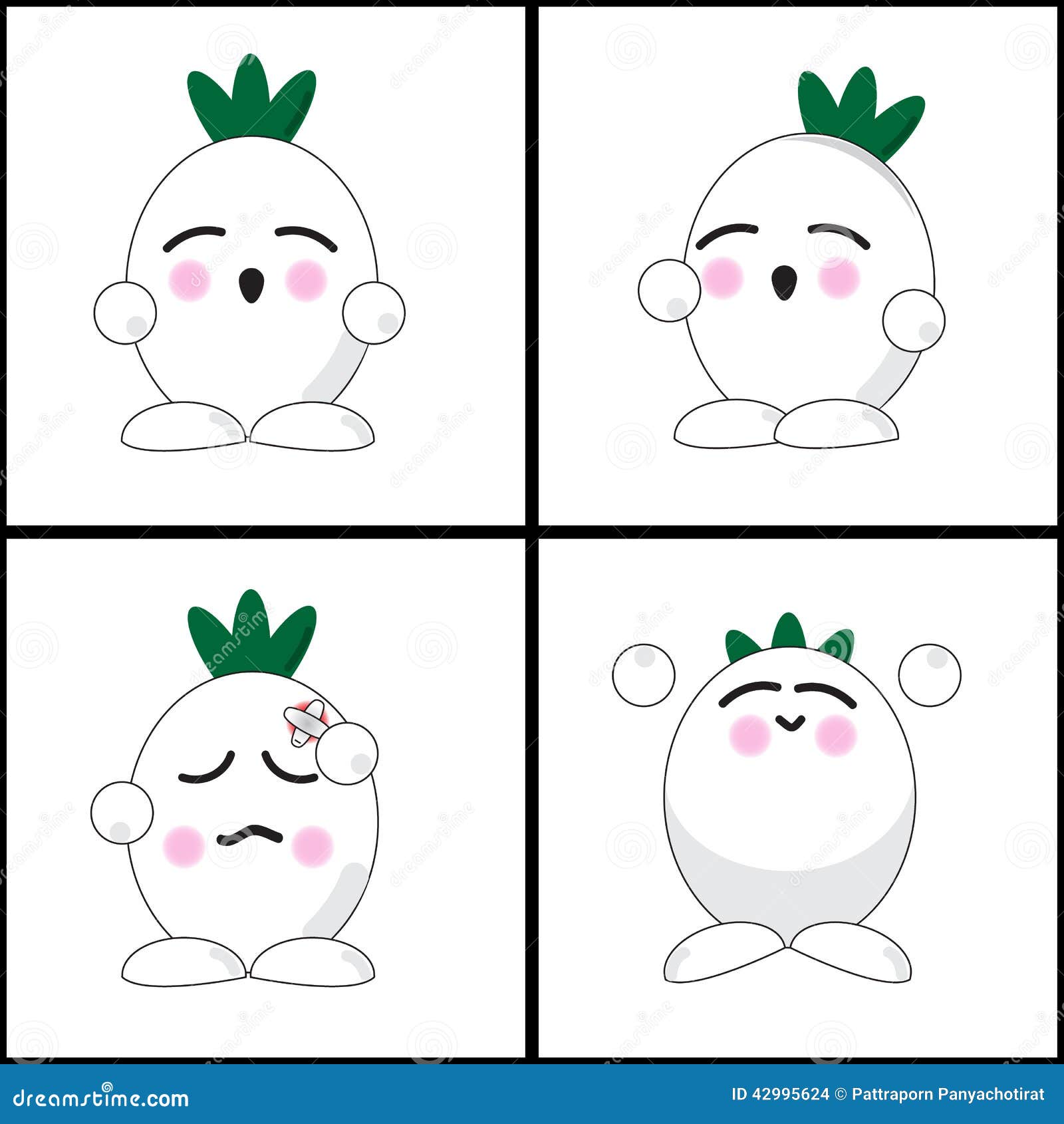 Onion emotion cartoon stock vector. Illustration of face - 42995624