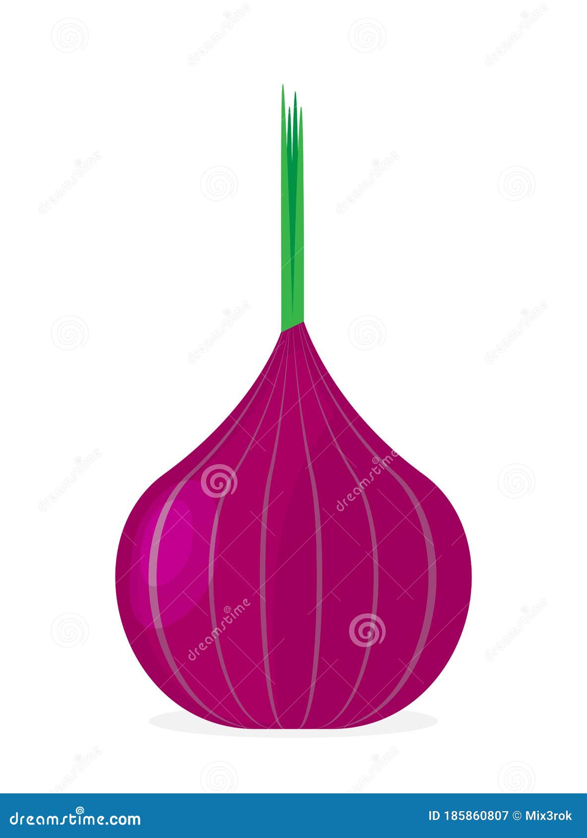 Onion Flat Design Vector Icon Stock Vector - Illustration of icon ...