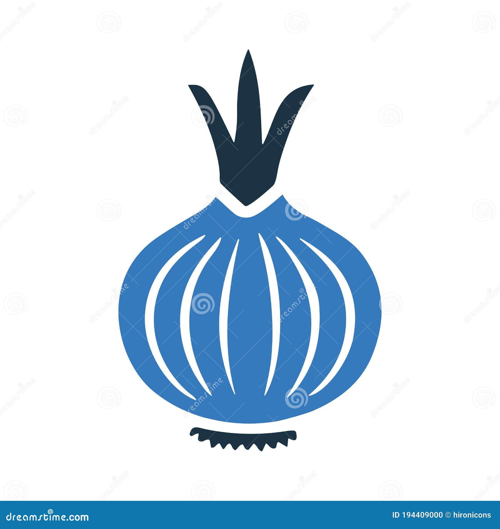 Red Onion Icon. Full And Sliced Onion Isolated On White Background With ...