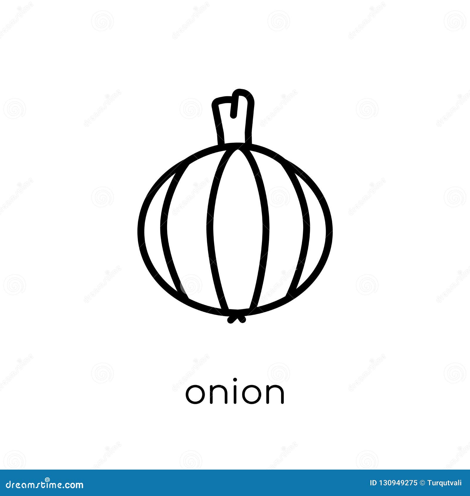 Red Onion Icon. Full And Sliced Onion Isolated On White Background With ...
