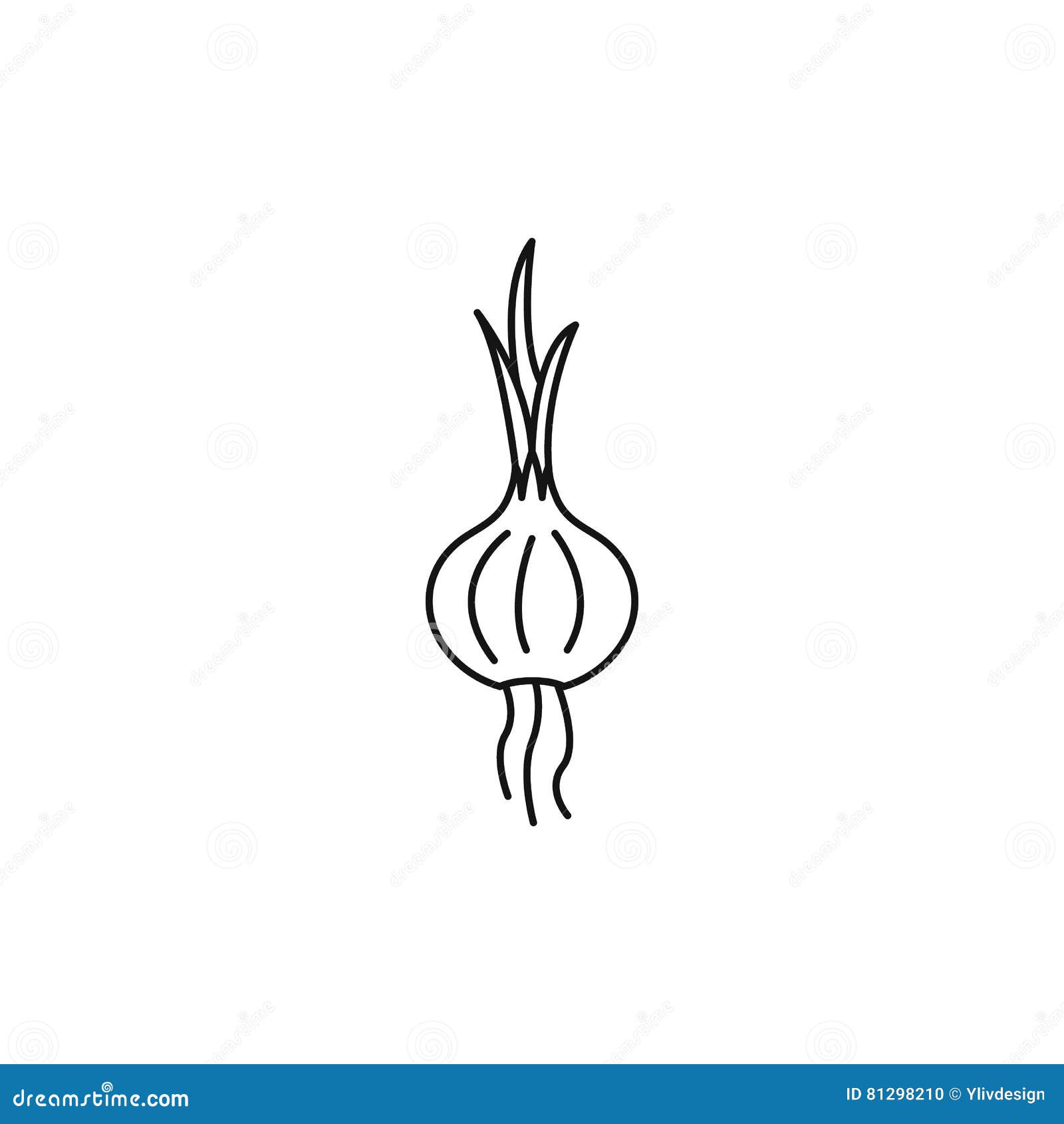 Onion Icon. Half And Full Slice Onion Isolated On White Background With ...