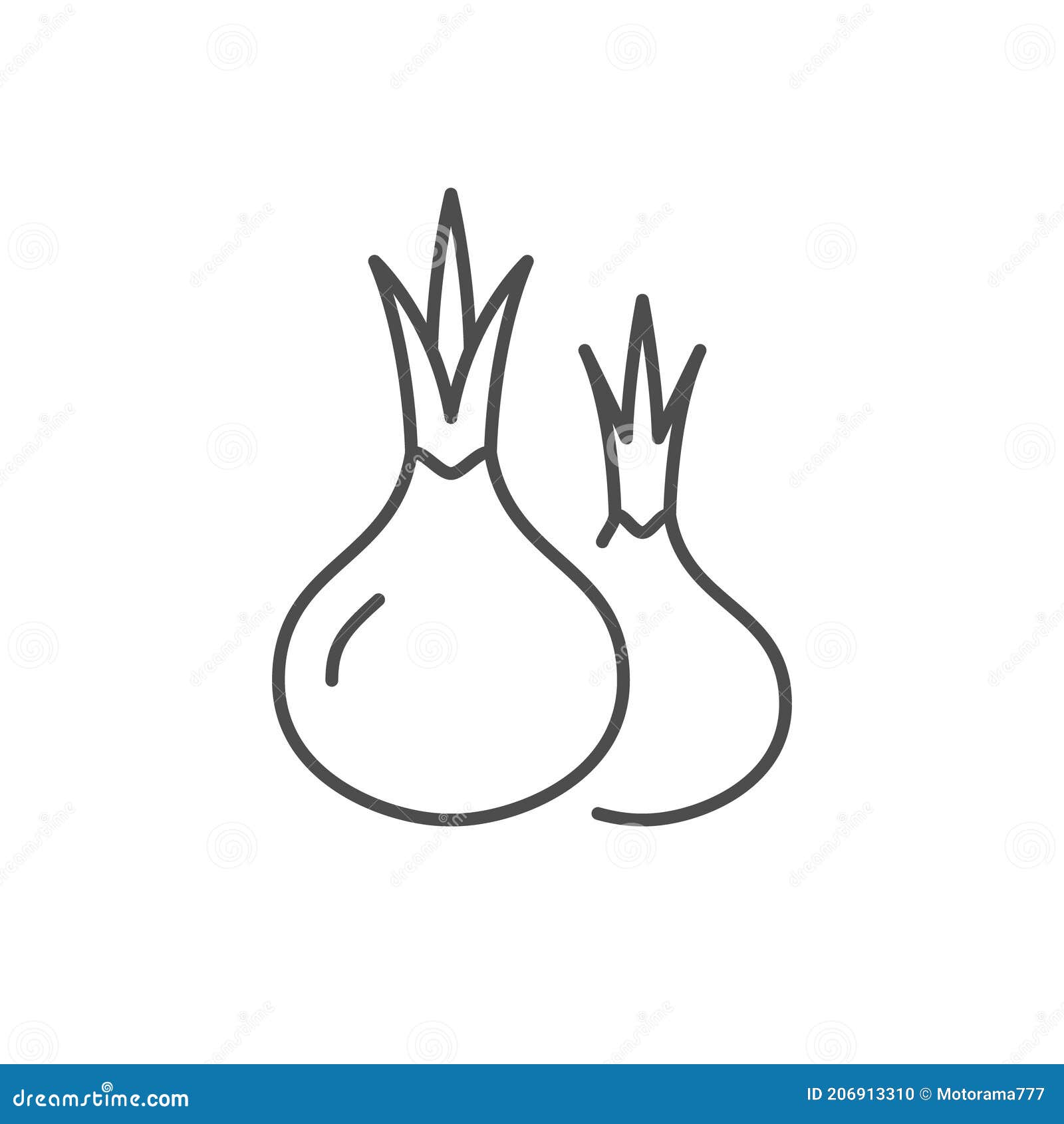 Onion Line And Glyph Icon. Pungent Food Vector Illustration Isolated On ... Onion Line And Glyph Icon. Pungent Food Vector Illustration Isolated On ...